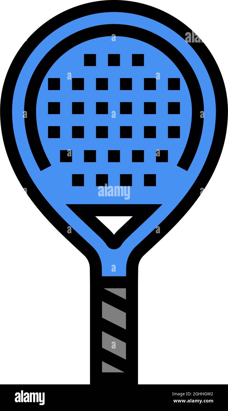 paddle racket color icon vector illustration Stock Vector Image & Art ...