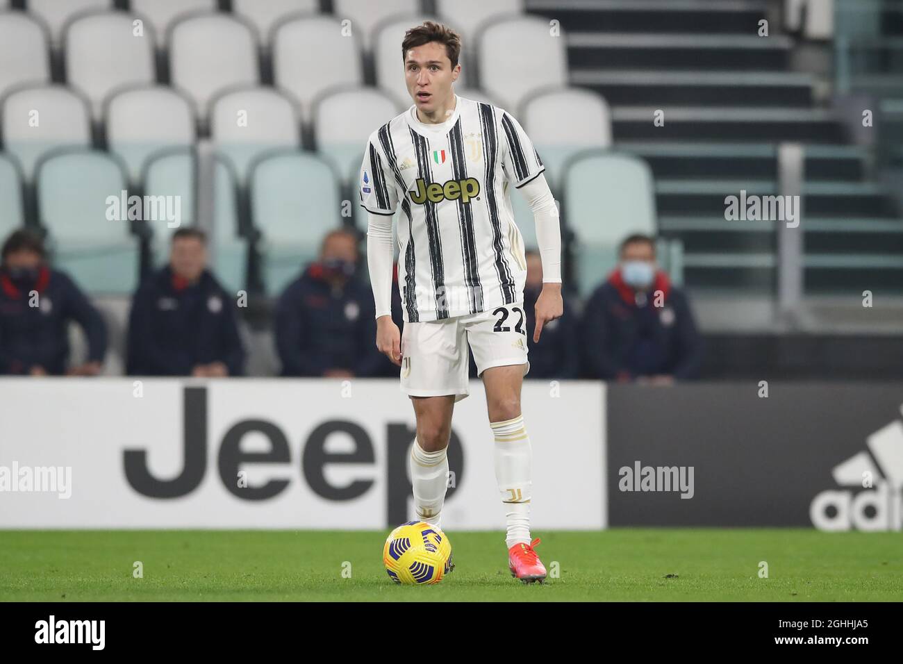 Federico Chiesa of Juventus during the Serie A match at Allianz Stadium ...