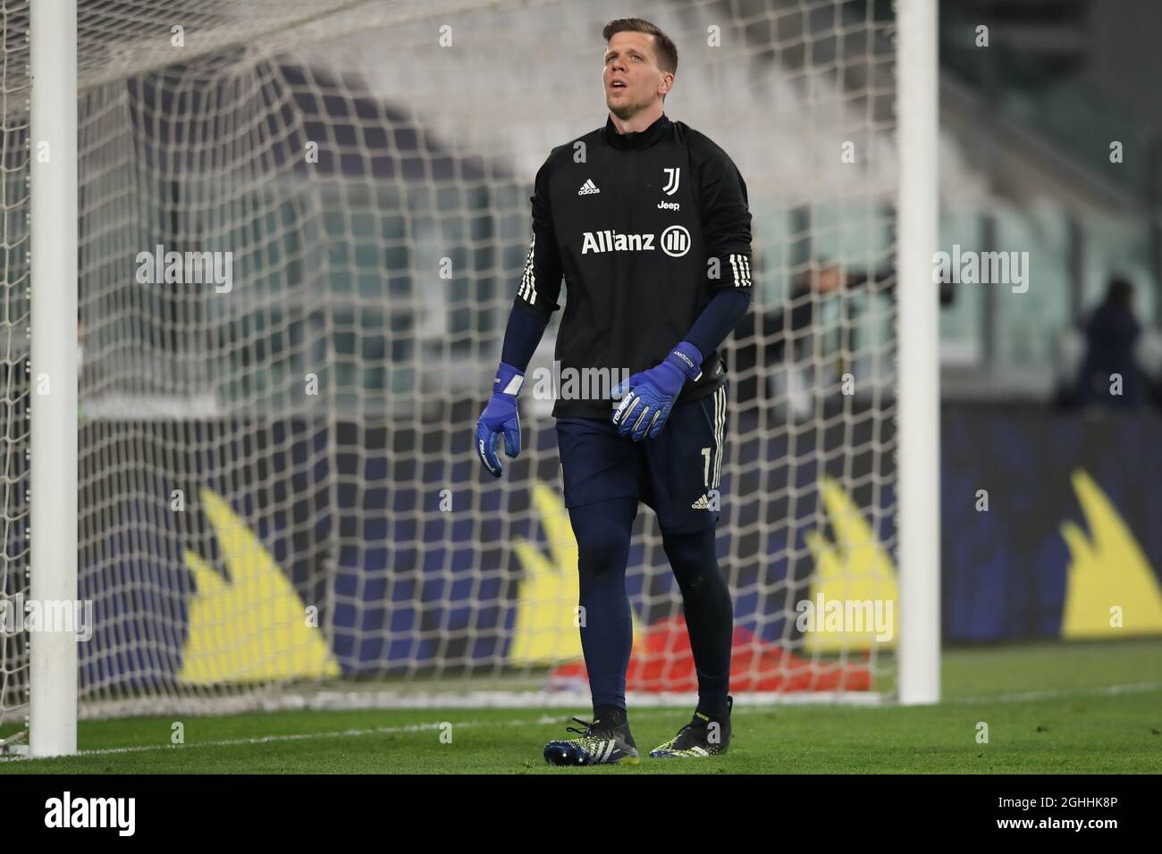 Wojciech Szczesny of Juventus during the warm up prior to the Serie A ...