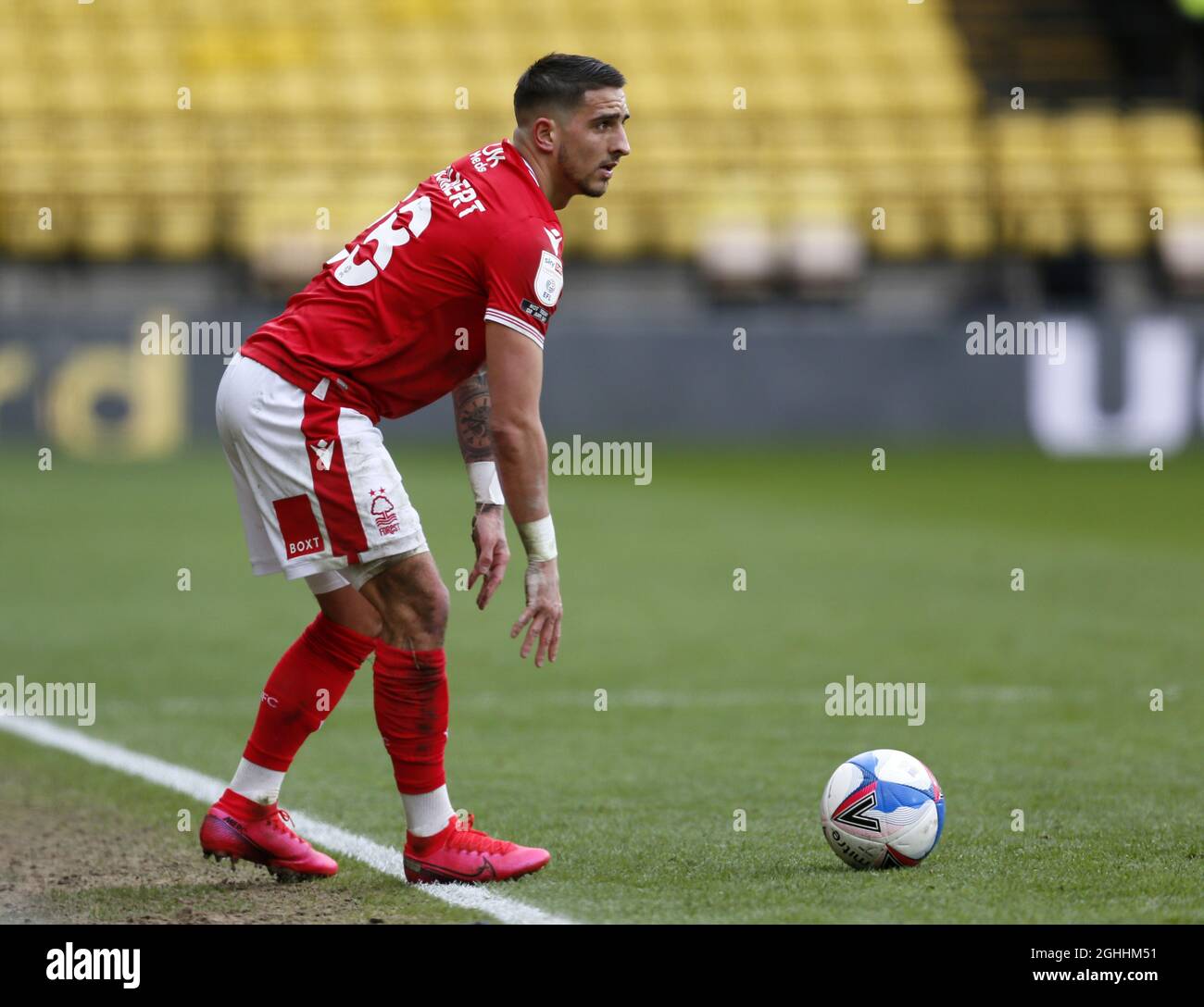 Nottingham ForestÕs Anthony Knockaert during the Sky Bet Championship ...