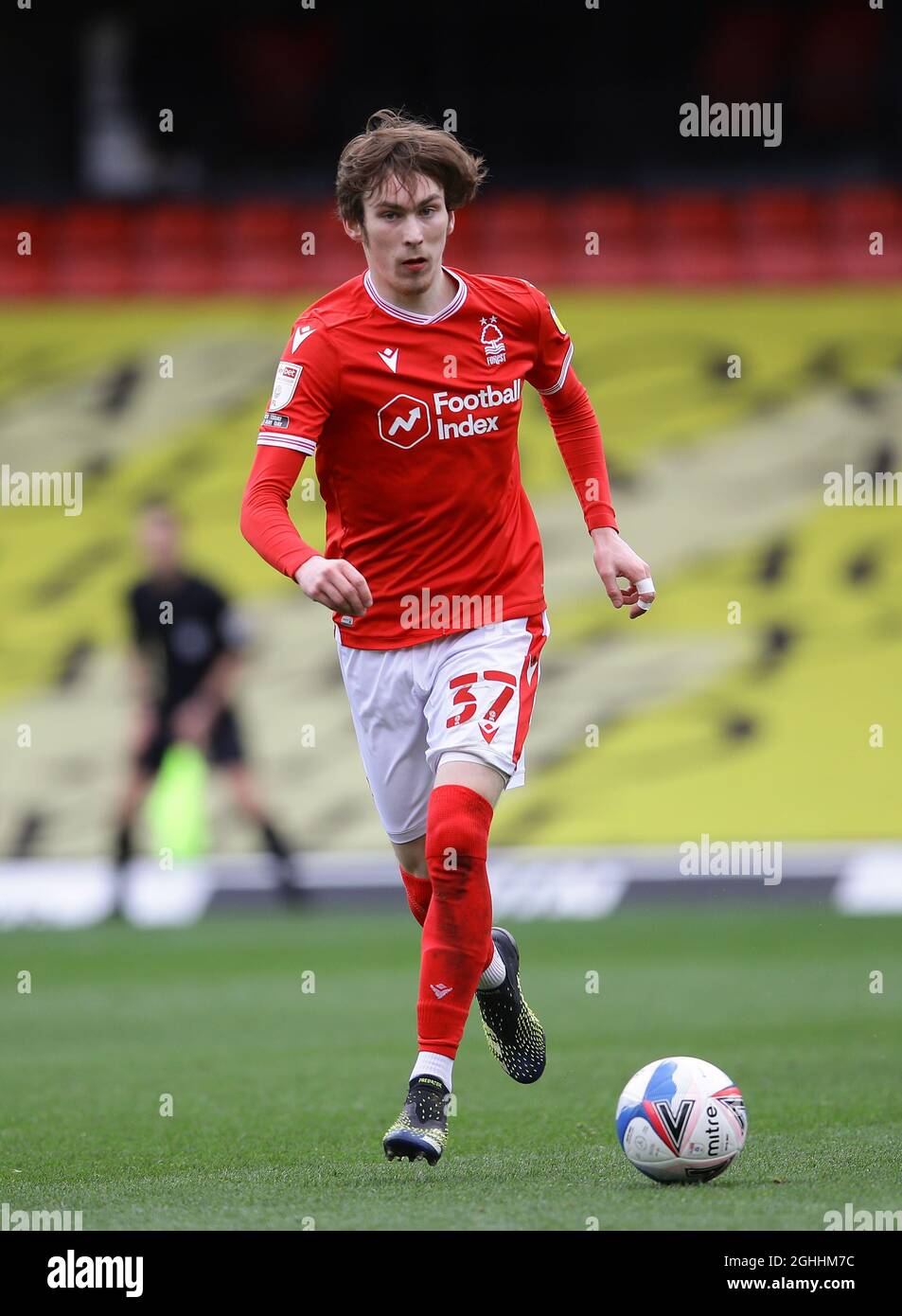 Nottingham Forestâ€™s James Garner during the Sky Bet Championship ...