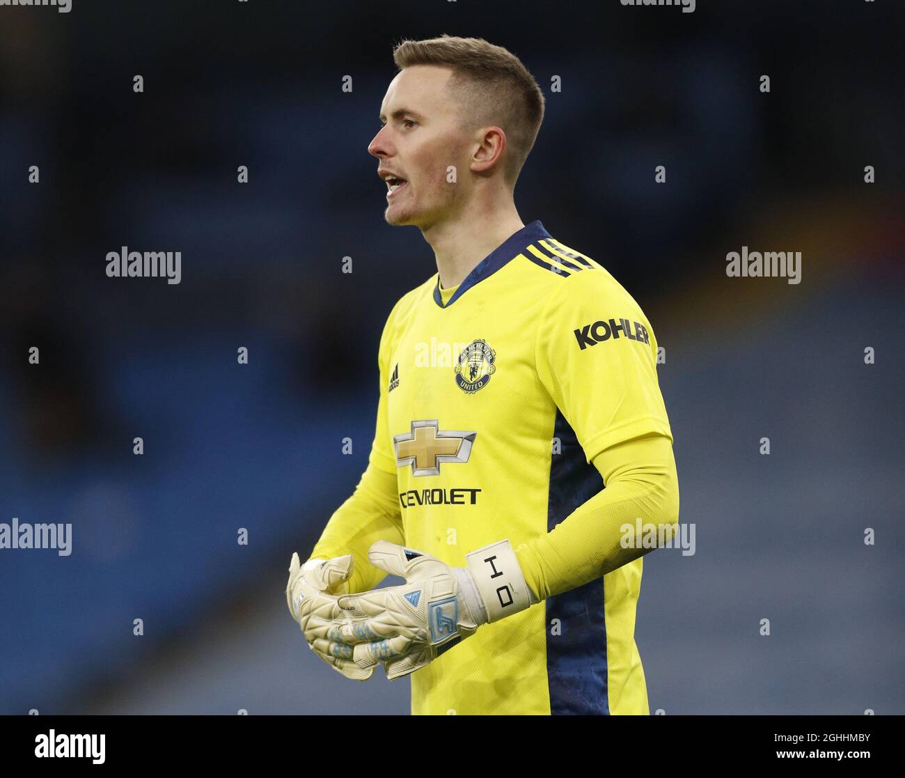 Dean Henderson of Manchester United during the Premier League match at ...