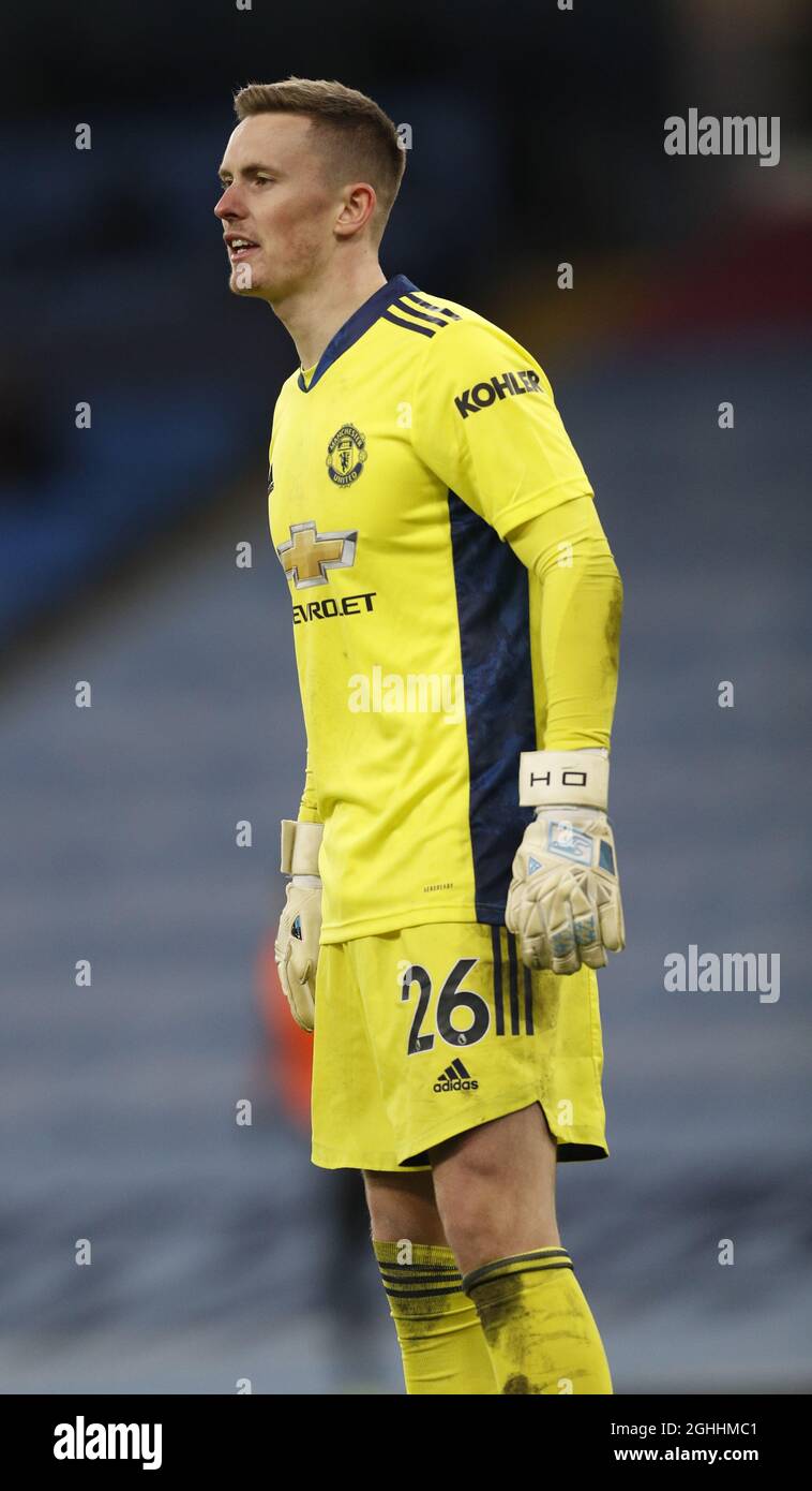 Dean Henderson of Manchester United during the Premier League match at ...