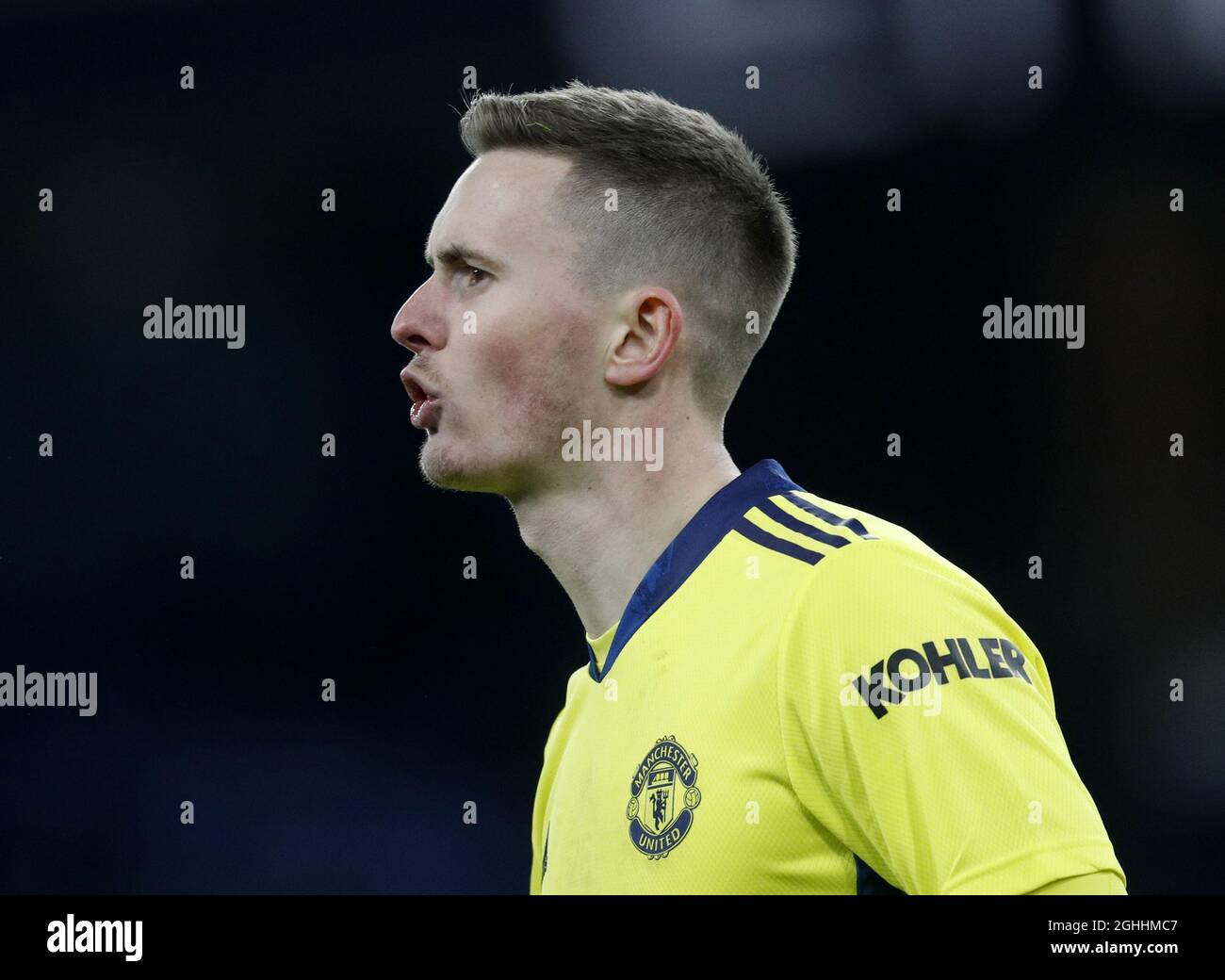 Dean Henderson of Manchester United during the Premier League match at ...