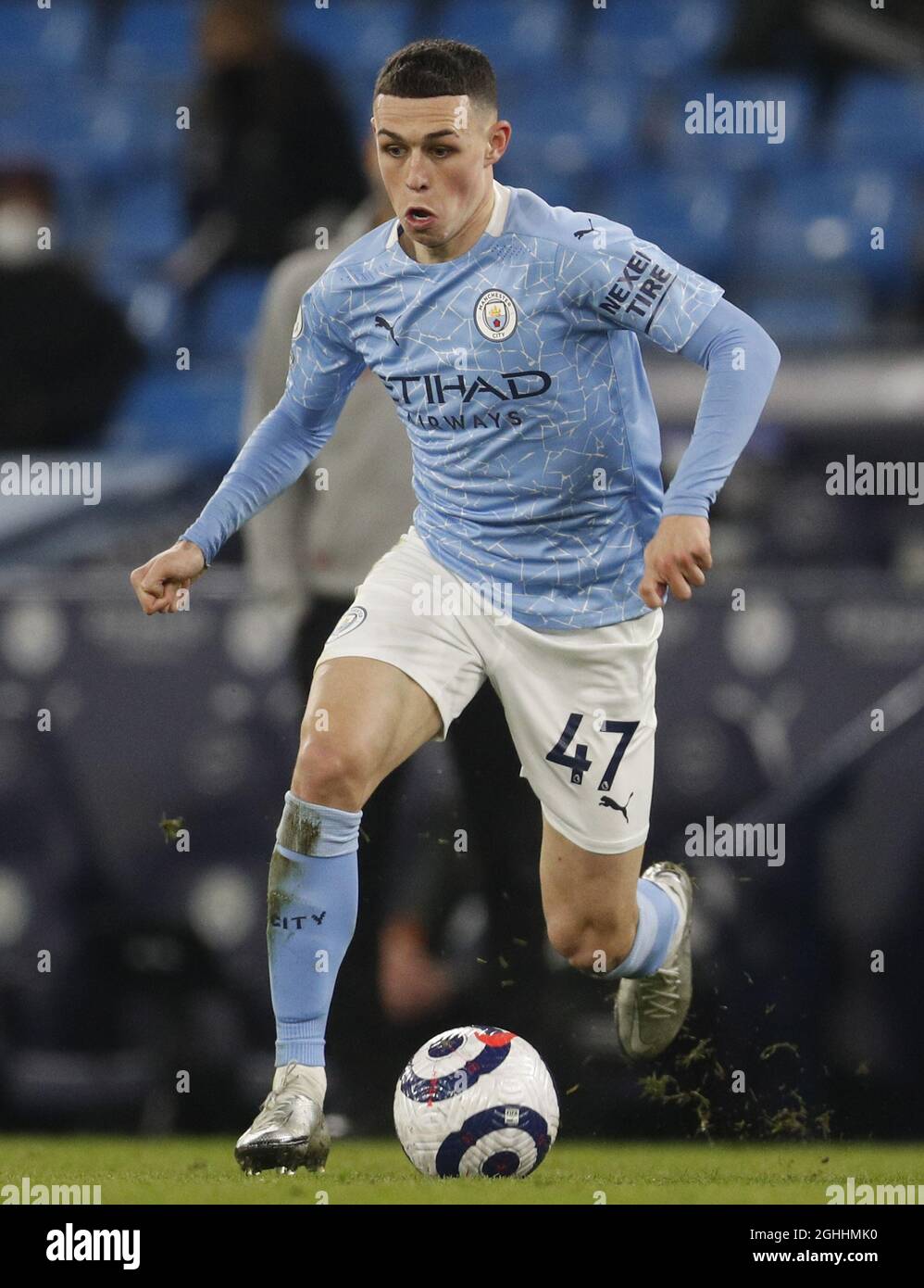 Phil Foden of Manchester City during the Premier League match at the ...