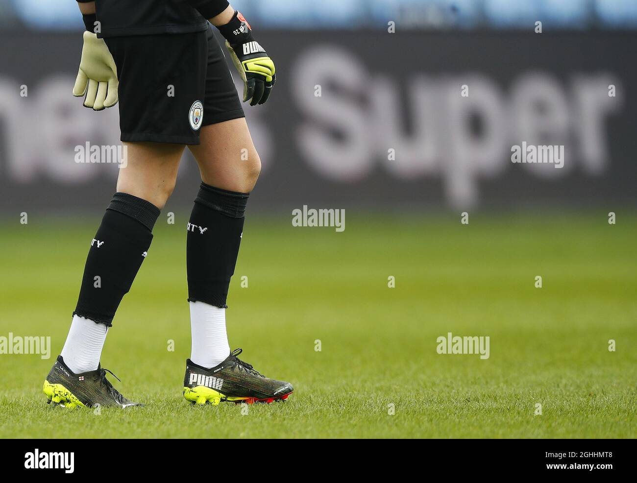 Ellie Roebuck of Manchester City Women during the The FA Womenâ€™s ...