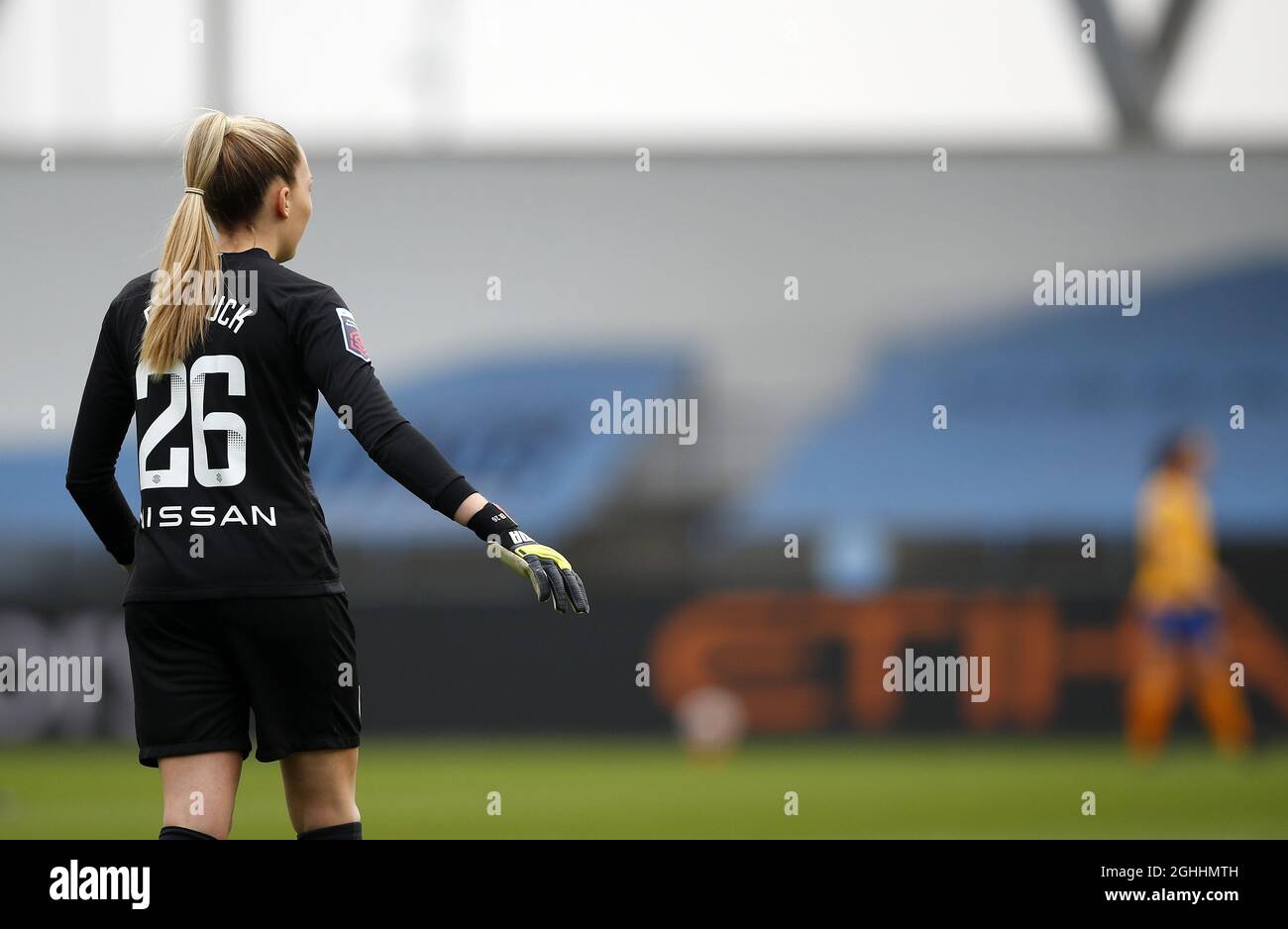 Ellie Roebuck of Manchester City Women during the The FA Womenâ€™s ...