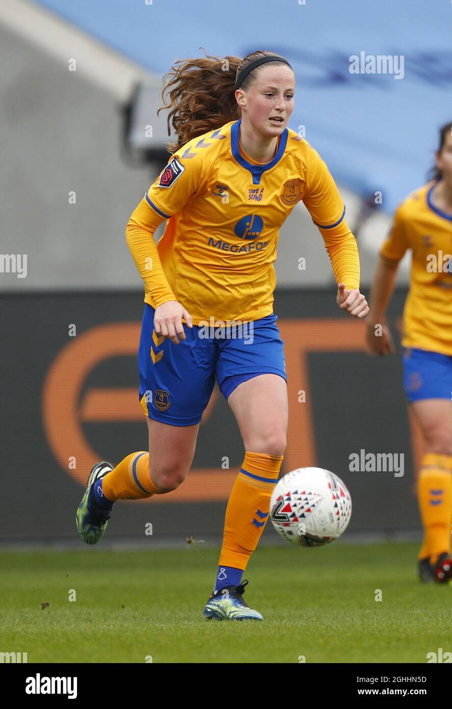 Nicoline SÃ¸rensen of Everton Women during the The FA Womenâ€™s Super ...