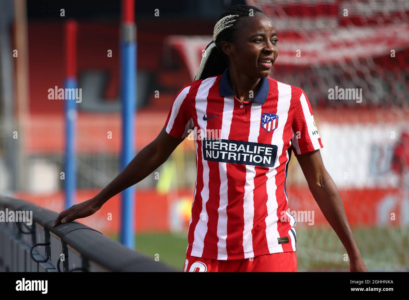 Njoya Nkout of Atletico Madrid during the UEFA Womens Champions League ...