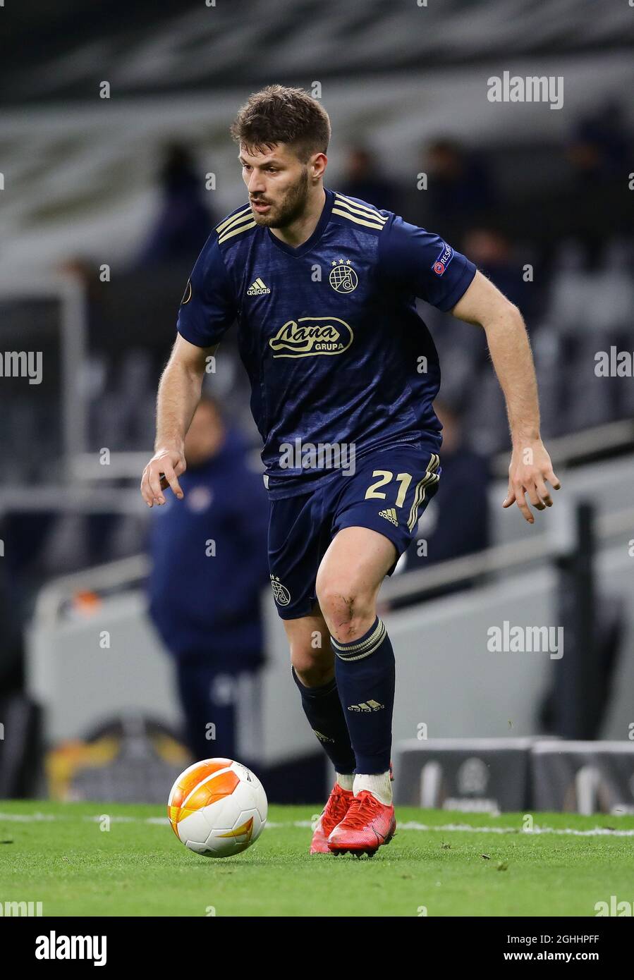 Bruno Petkovic of Dinamo Zagreb during the UEFA Europa League match at ...
