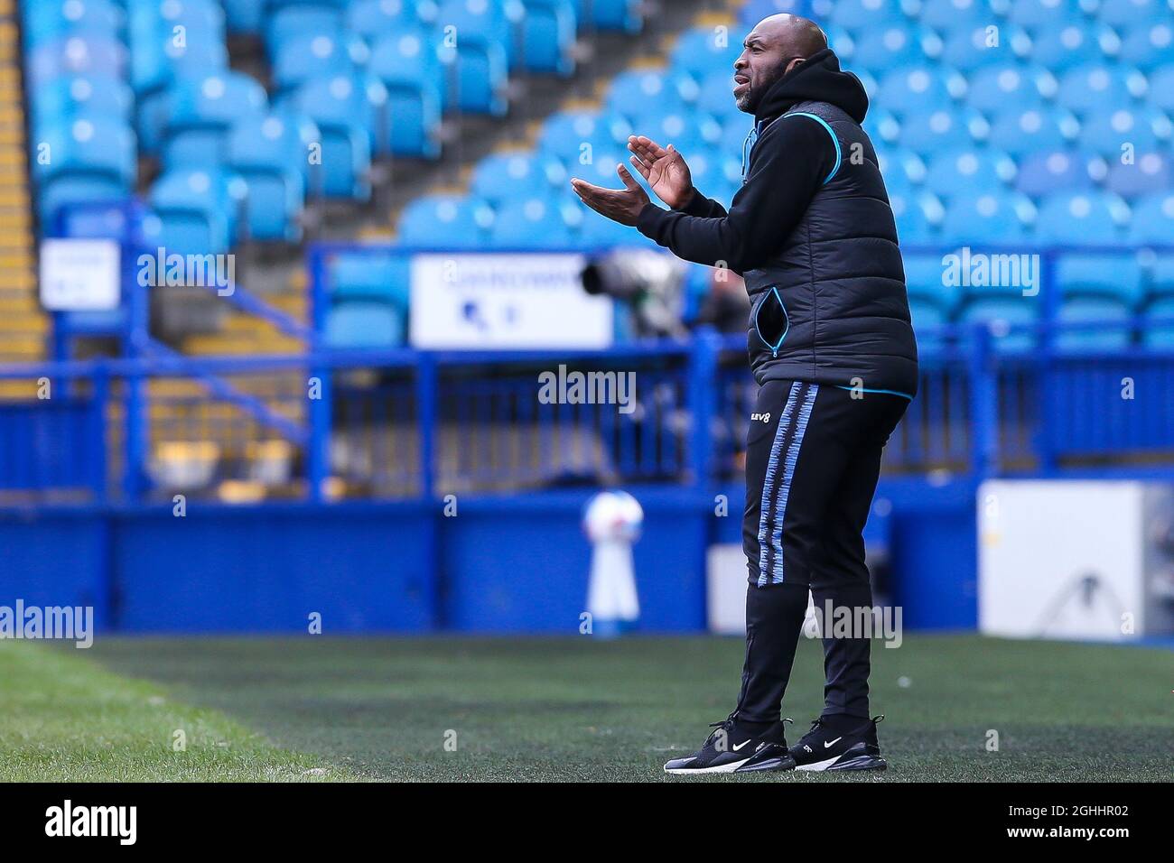 Sheffield Wednesday manager Darren Moore during the Sky Bet ...