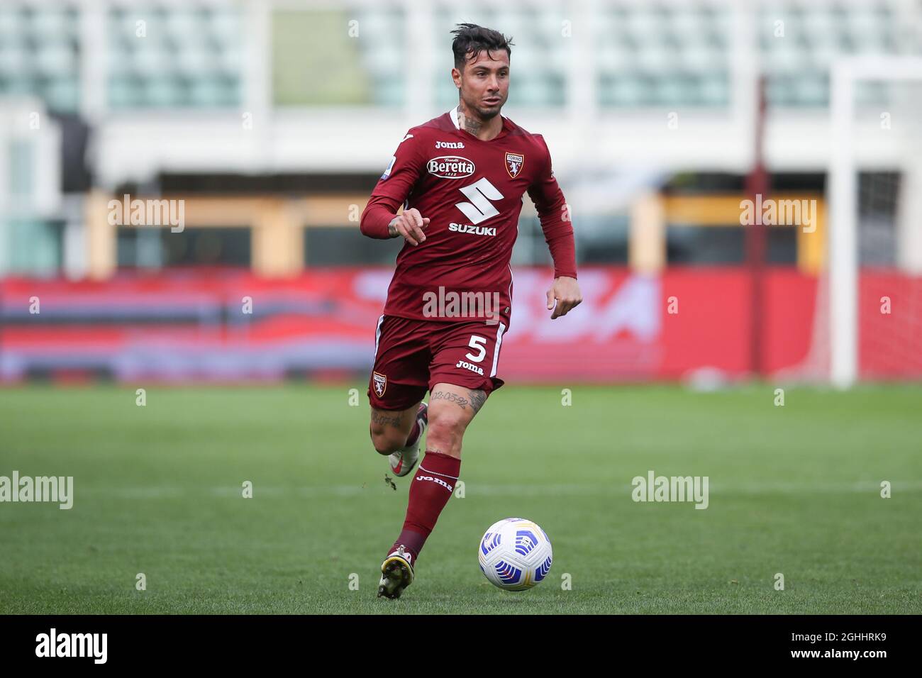 Armando Izzo of Torino FC during the Serie A match at Stadio Grande ...