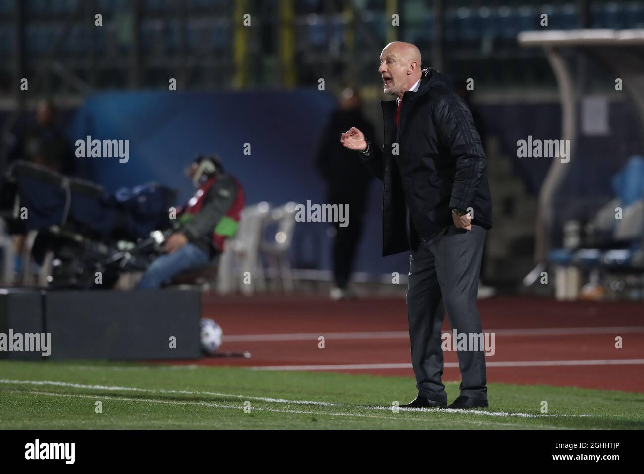 Marco Rossi Head coach of Hungary reacts during the FIFA World Cup ...
