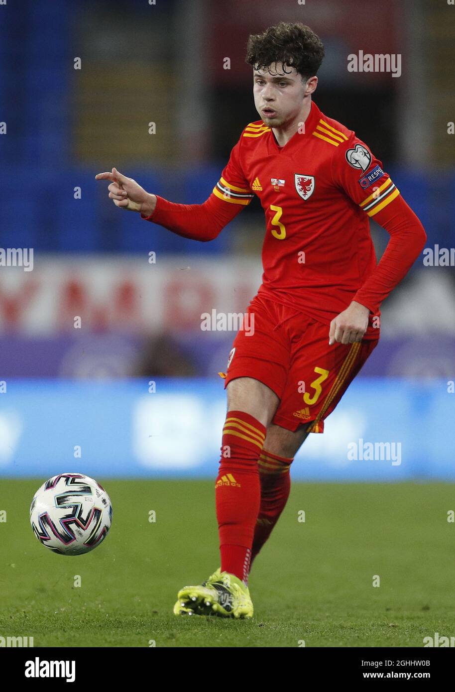 Neco Williams of Wales during the FIFA World Cup qualifiers match at ...
