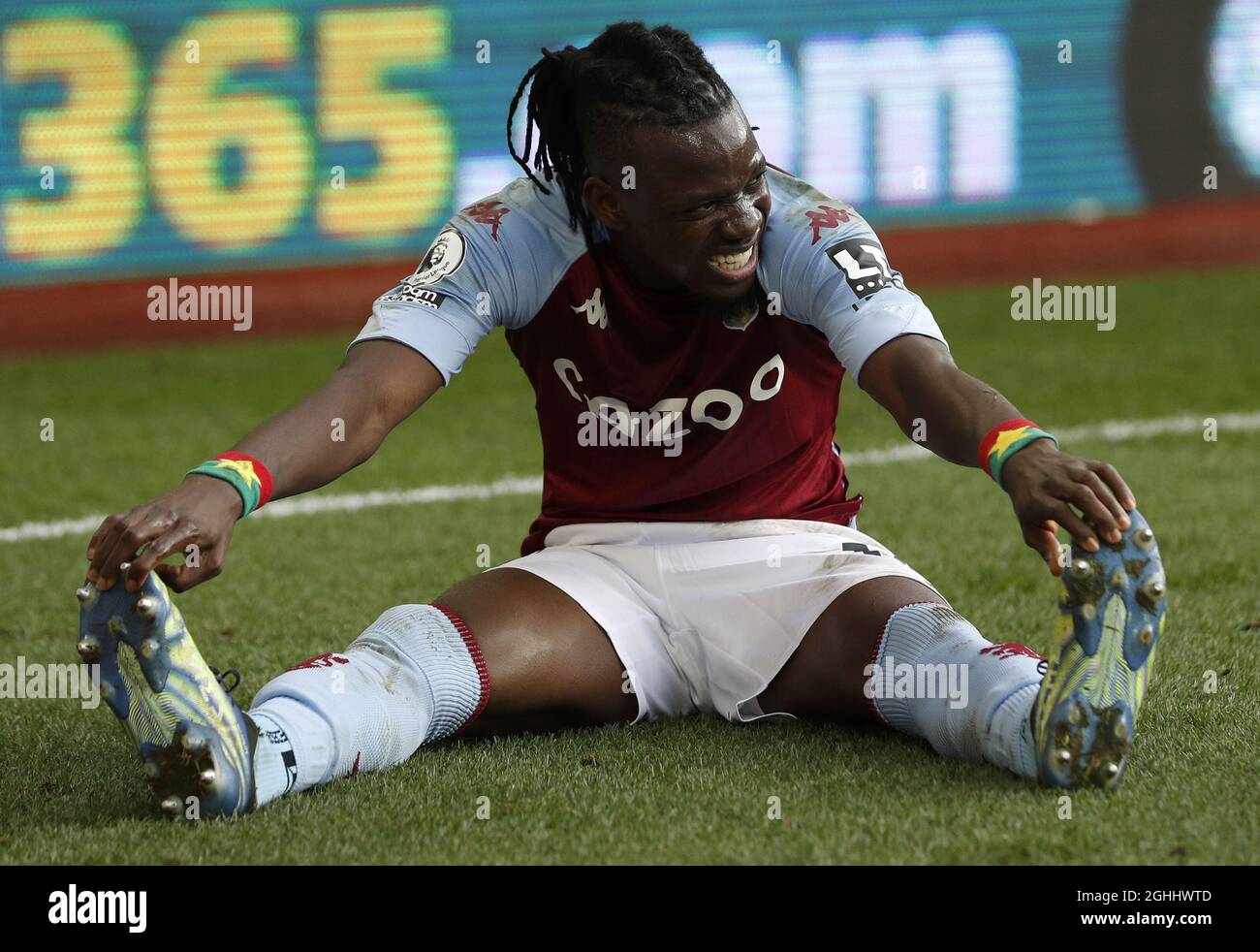Bertrand Traore of Aston Villa during the Premier League match at Villa ...