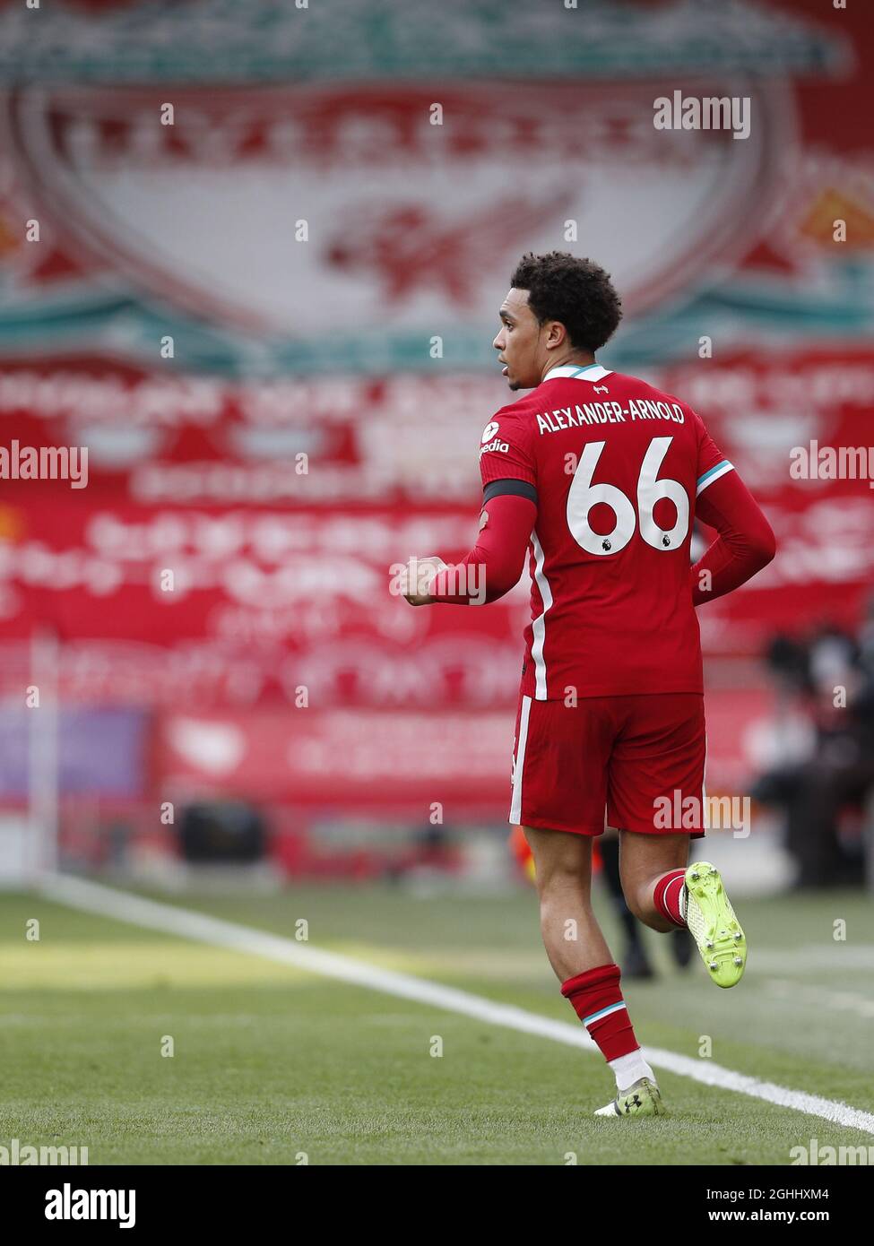 Liverpool, England, 10th April 2021. Trent Alexander-Arnold of ...