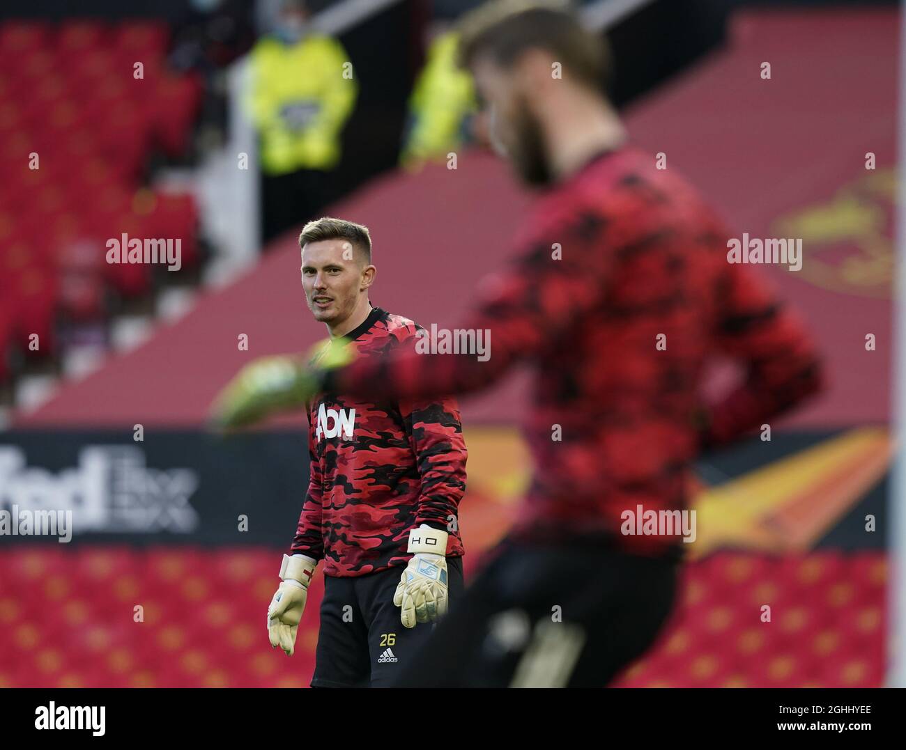Manchester, England, 15th April 2021. Dean Henderson of Manchester ...