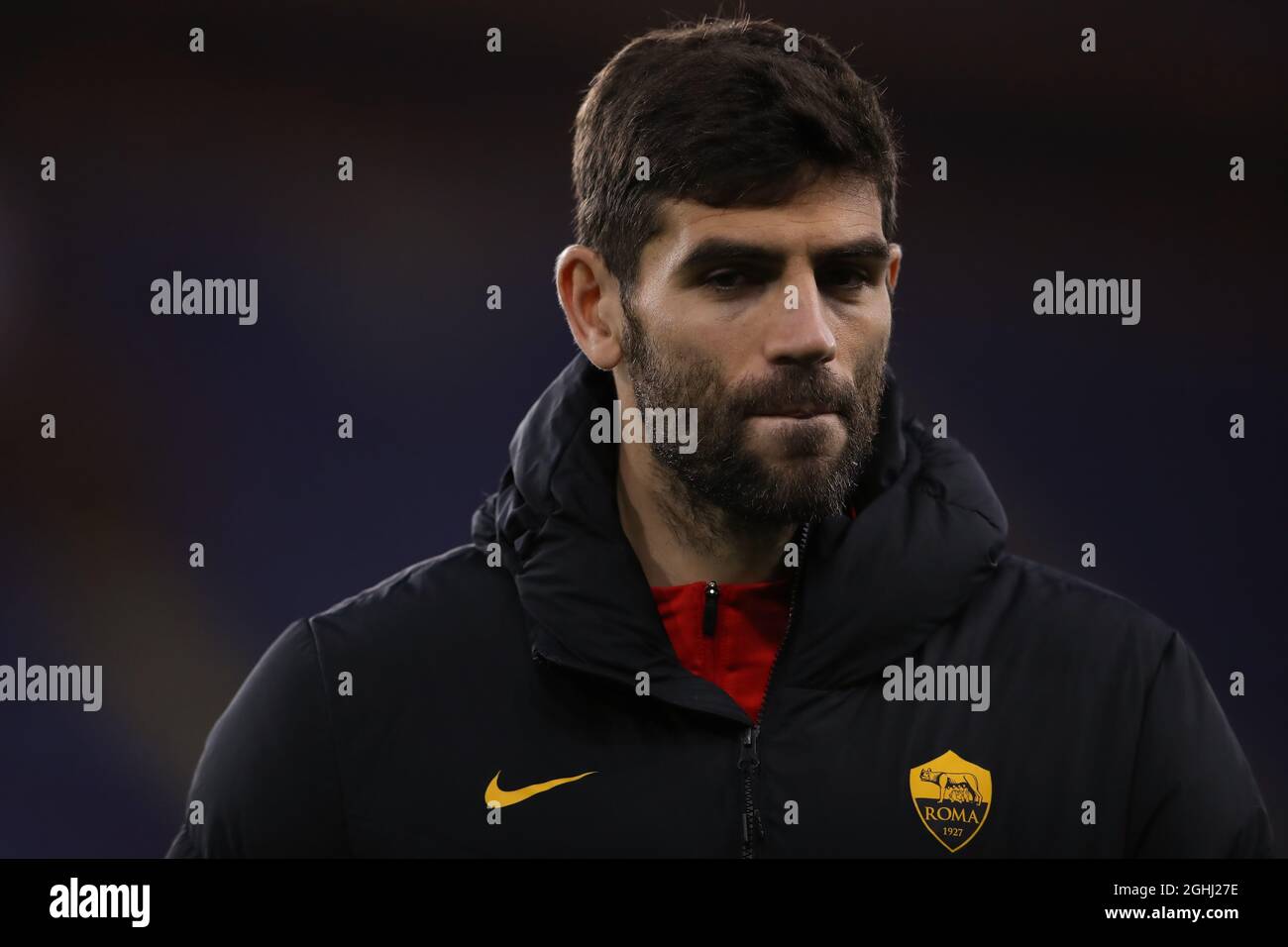 Genoa, Italy, 2nd May 2021. Federico Fazio of AS Roma makes his way to ...