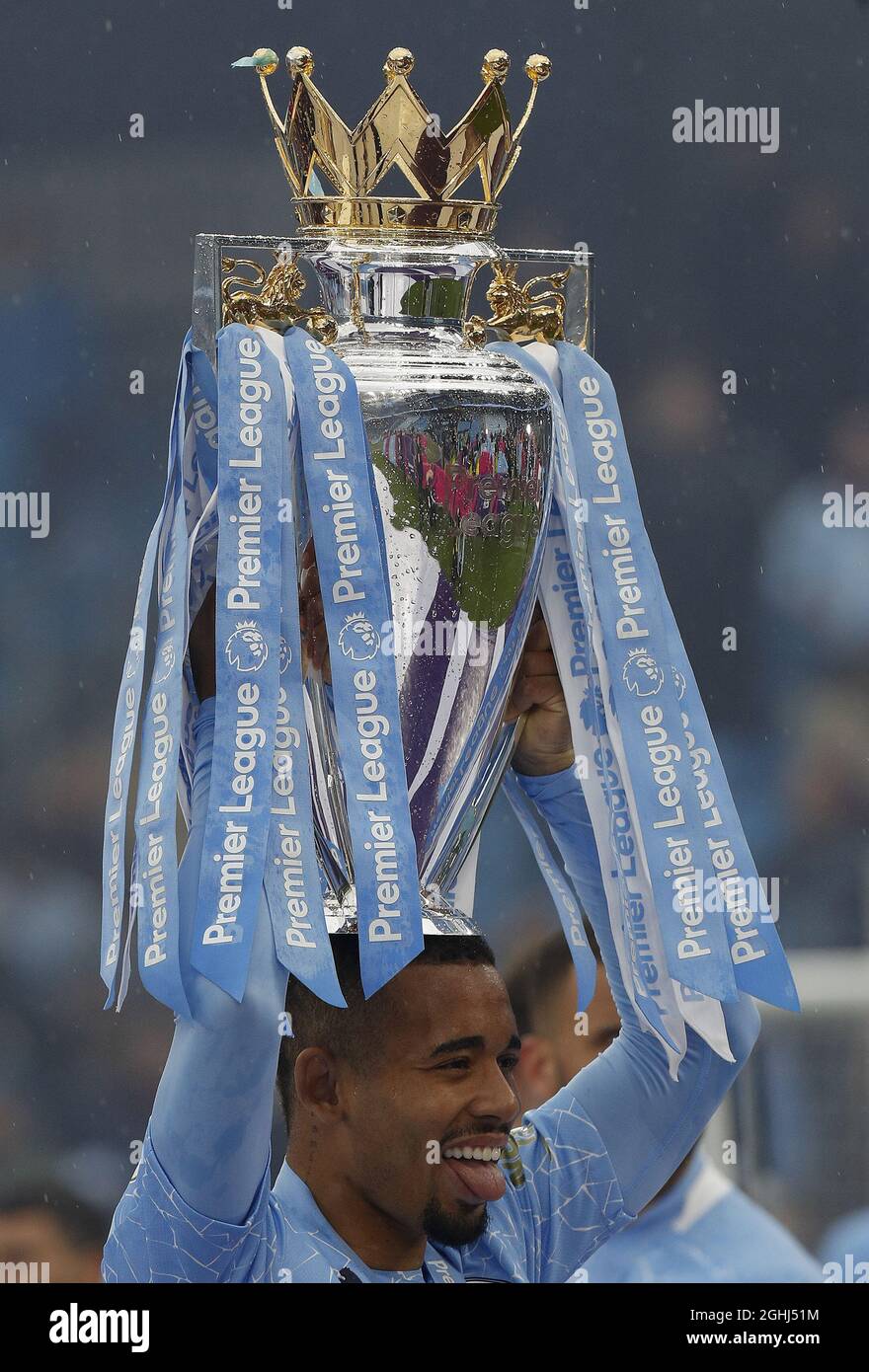 Manchester, England, 23rd May 2021. Gabriel Jesus of Manchester City ...