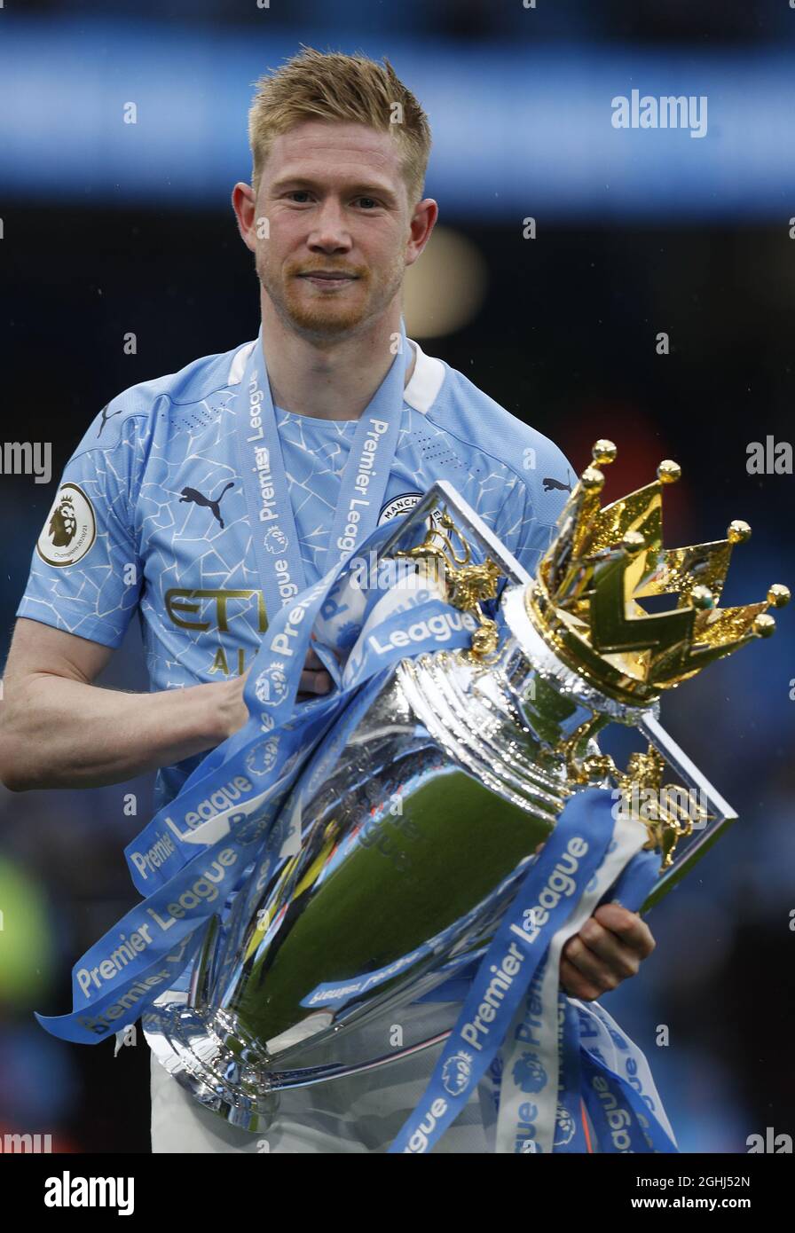Manchester, England, 23rd May 2021. Kevin De Bruyne of Manchester City ...