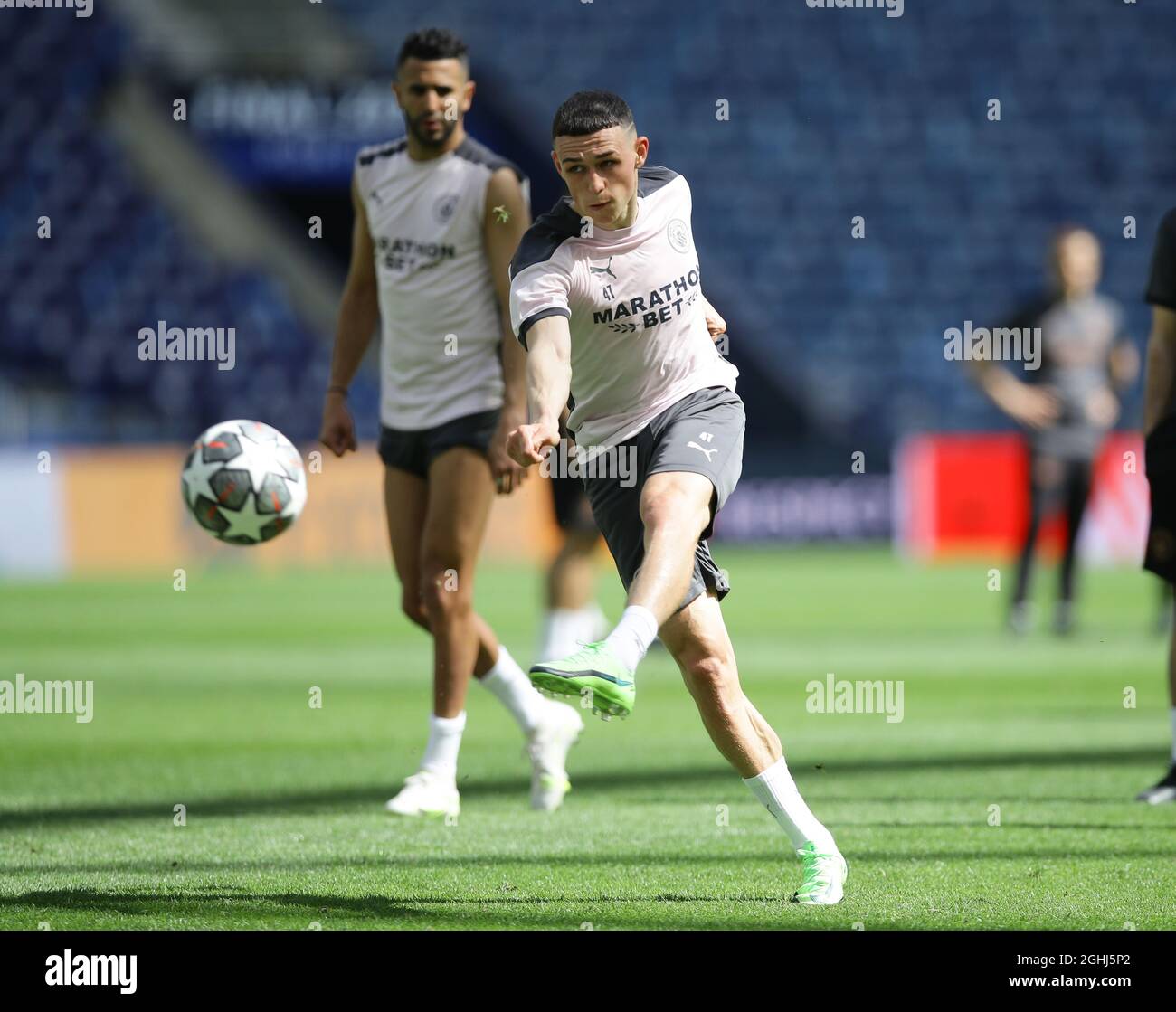 Porto, Portugal, 28th May 2021. Phil Foden of Manchester City during ...