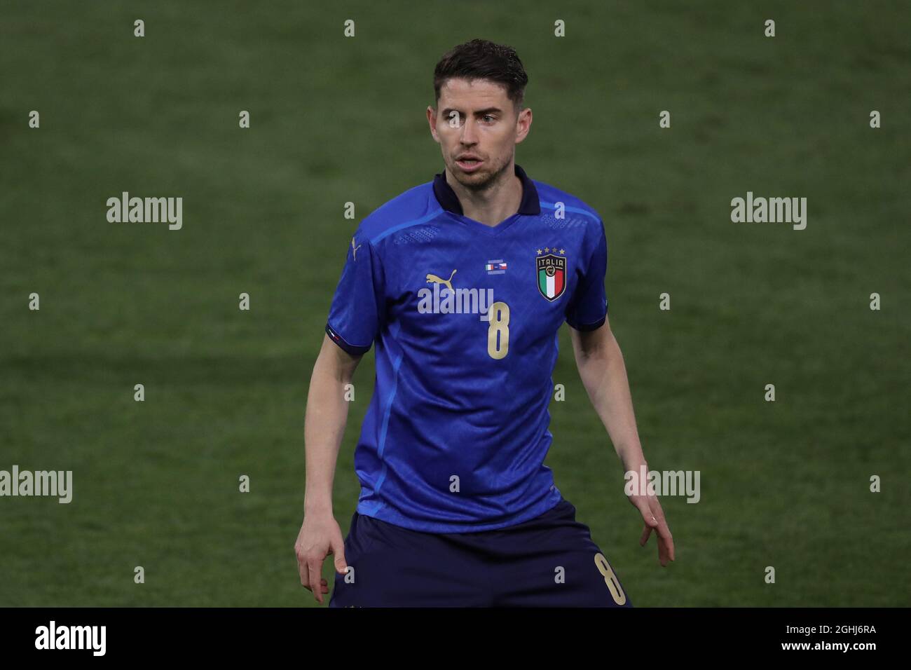 Bologna, Italy, 4th June 2021. Jorginho of Italy during the ...