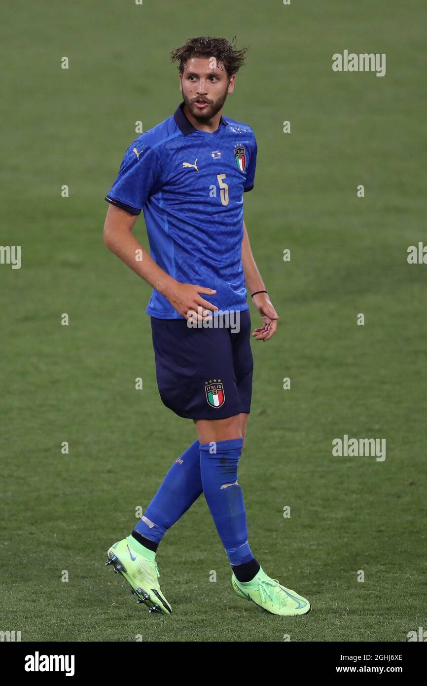 Bologna, Italy, 4th June 2021. Manuel Locatelli of Italy during the ...