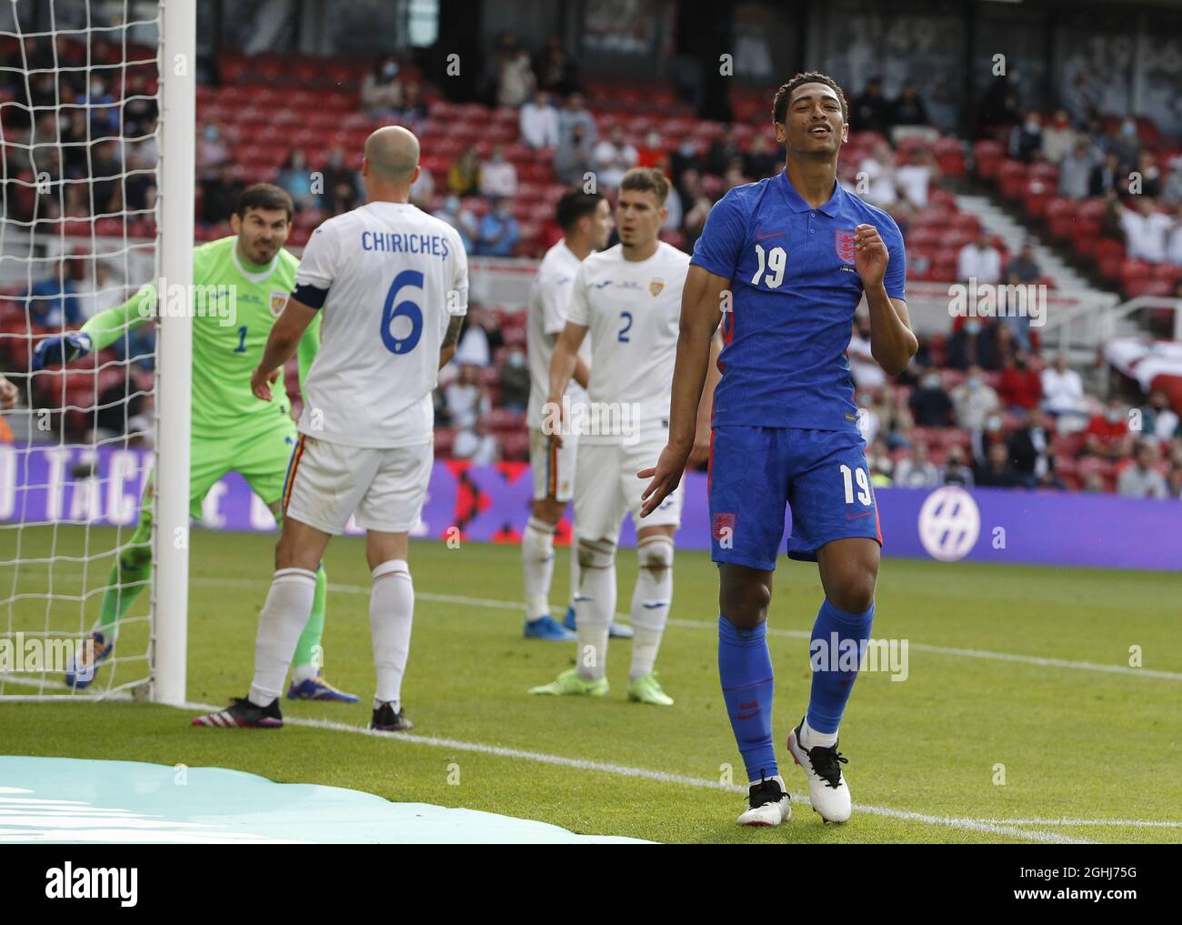 Middlesbrough, England, 6th June 2021. Jude Bellingham of England ...