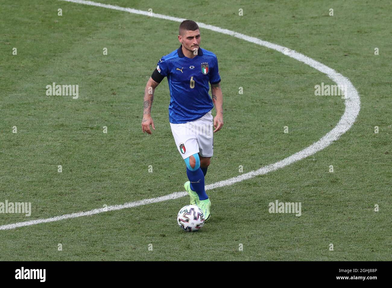 Rome, Italy, 20th June 2021. Marco Verratti of Italy during the UEFA ...