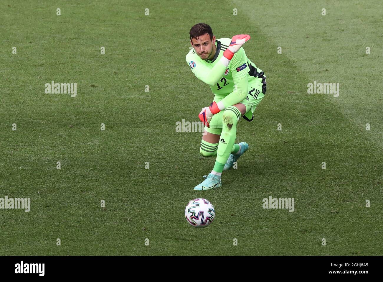 Rome, Italy, 20th June 2021. Danny Ward of Wales during the UEFA Euro ...