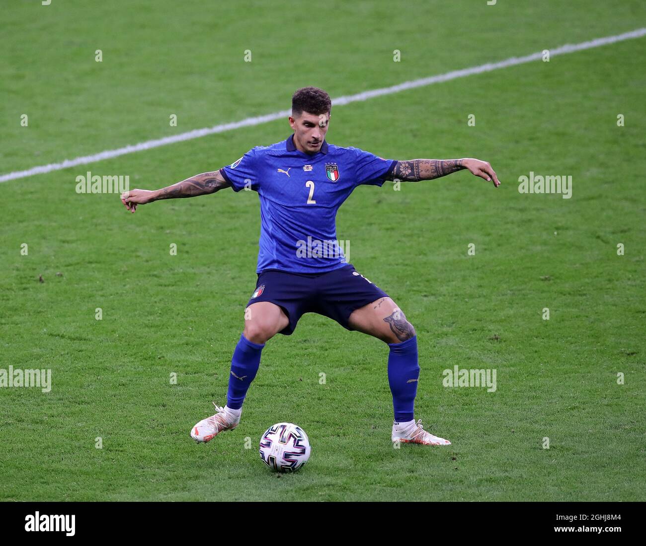 London, England, 26th June 2021. Giovanni Di Lorenzo of Italy during ...