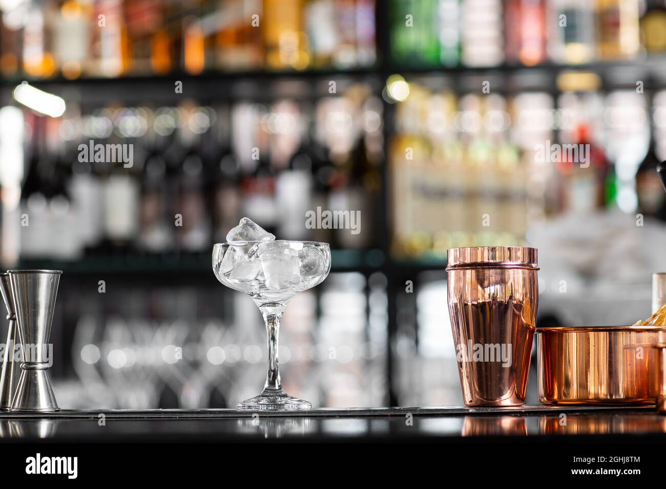 Male bartender rubs transparent glass hi-res stock photography and ...