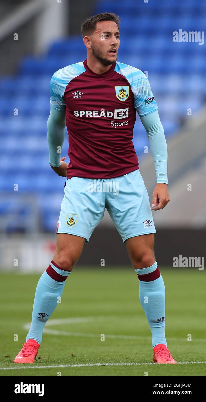 Oldham, England, 24th July 2021. Josh Brownhill of Burnley during the ...