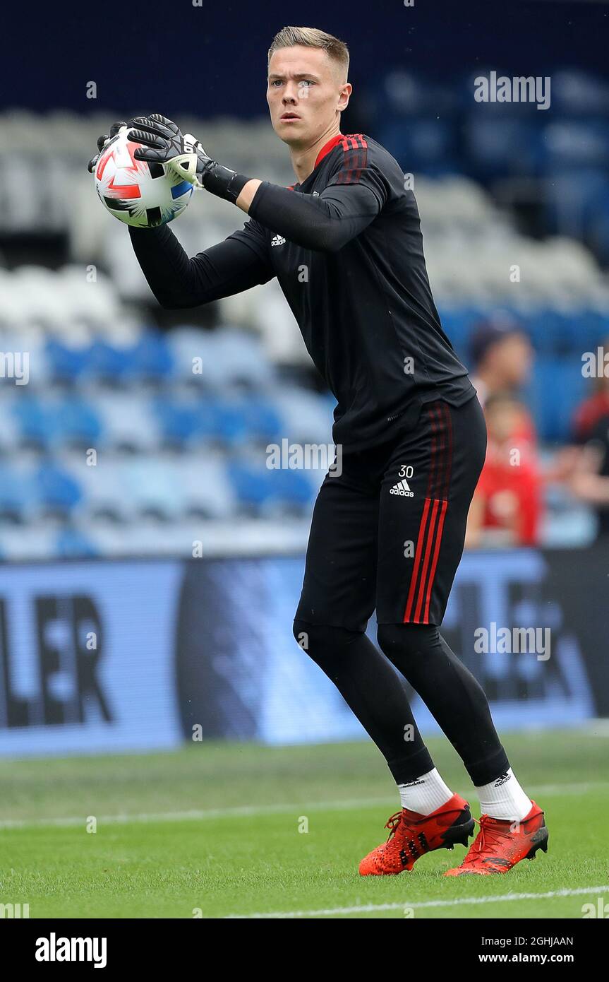 London, England, 24th July 2021. Manchester Unitedâ€™s goalkeeper ...
