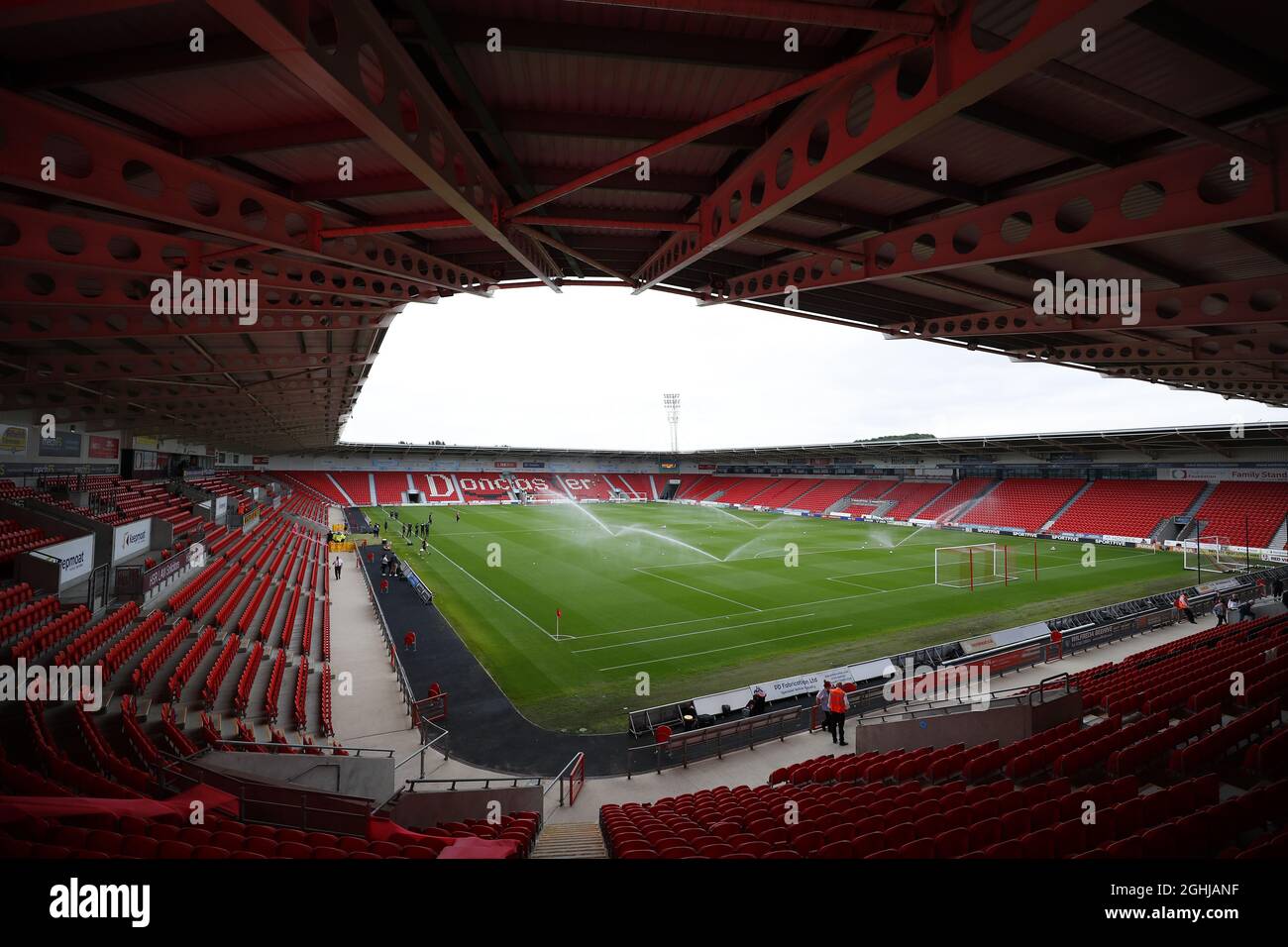 Doncaster, England, 23rd July 2021. General views of the Keepmoat ...
