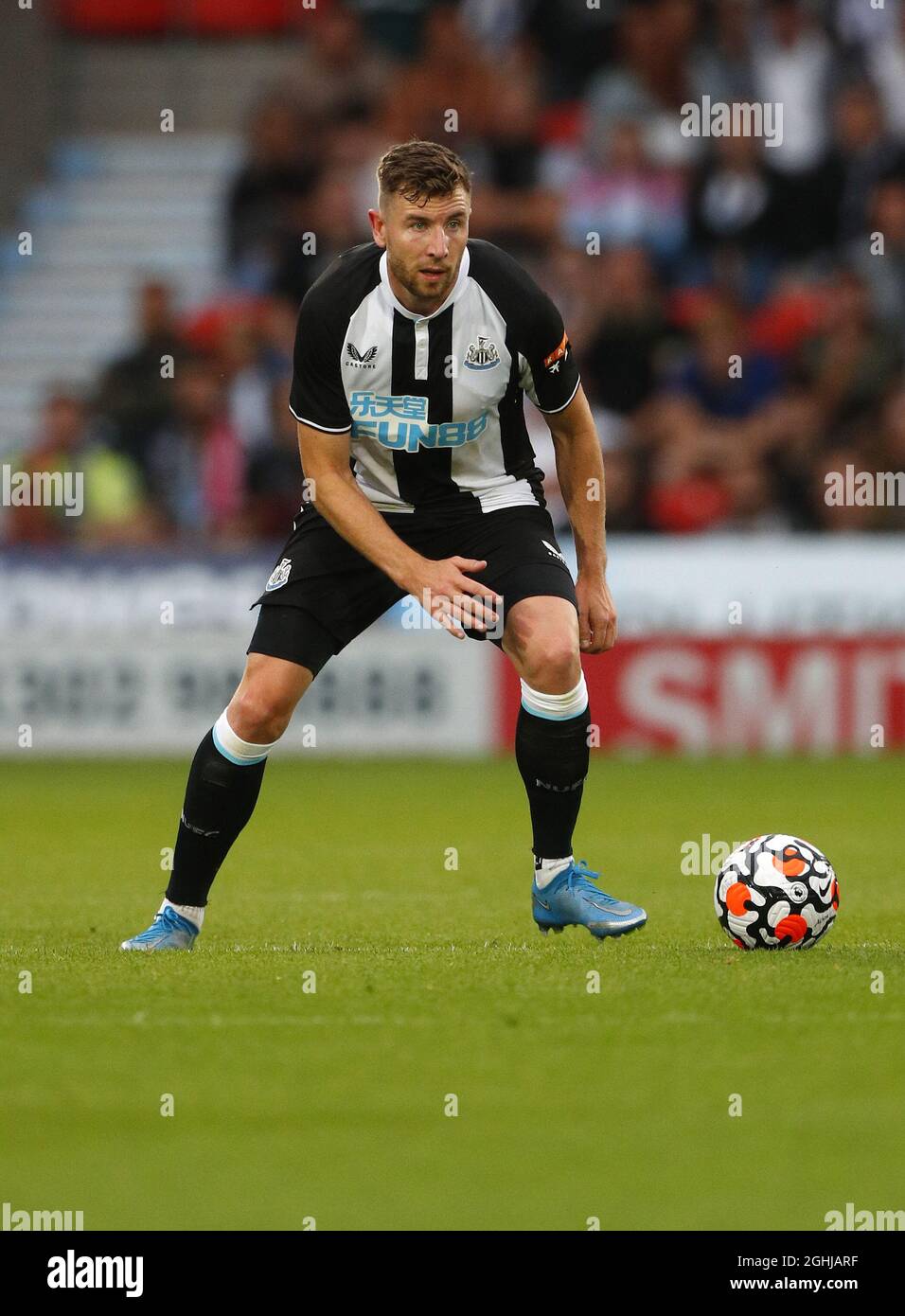 Doncaster, England, 23rd July 2021. Paul Dummett of Newcastle United ...