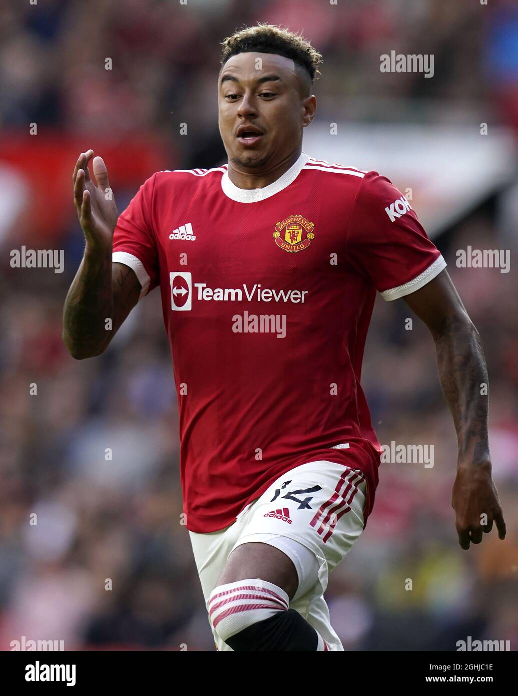 Manchester, England, 28th July 2021. Jesse Lingard of Manchester United during the Pre Season ...