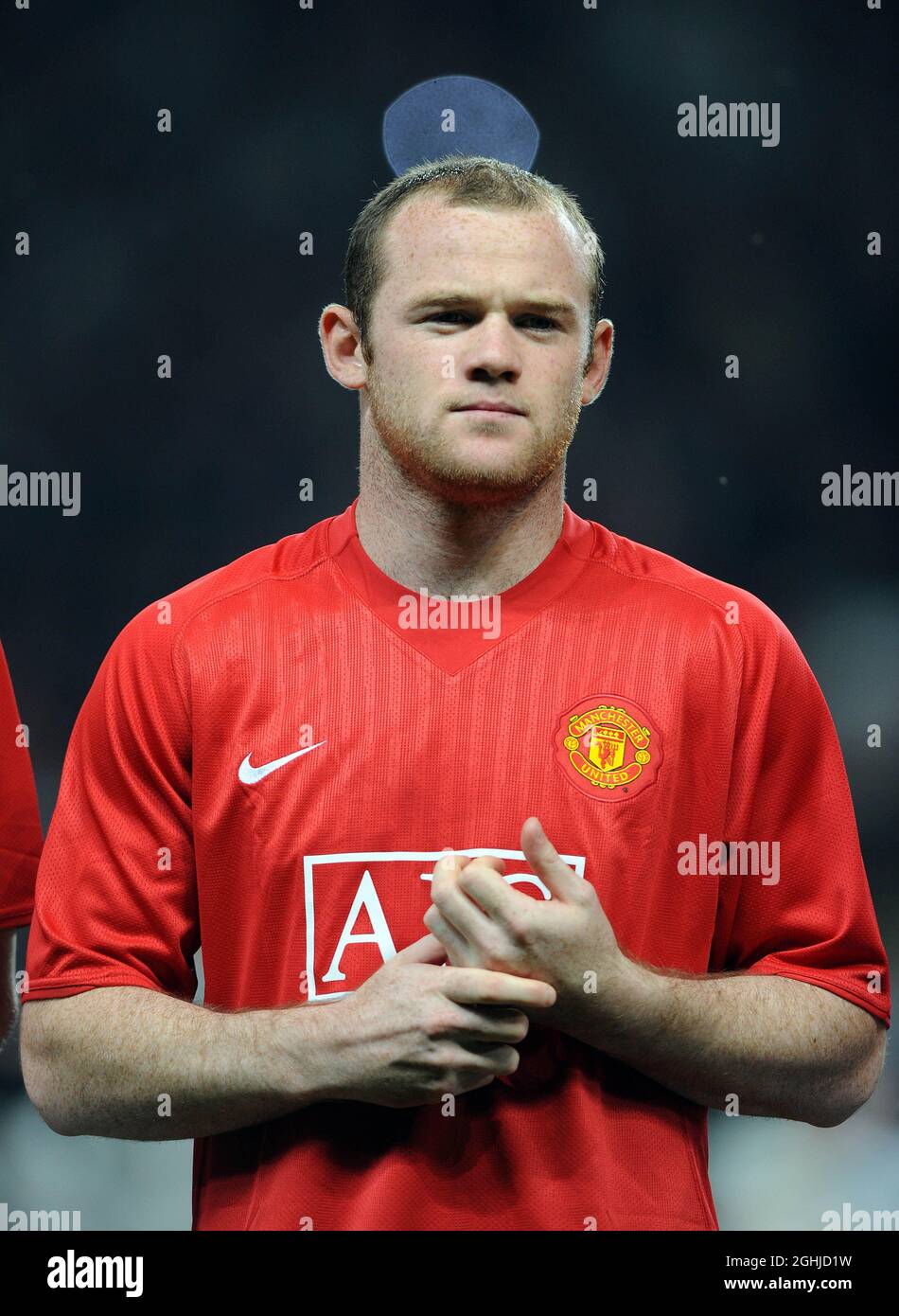Wayne Rooney of Manchester United during the UEFA Champions League ...