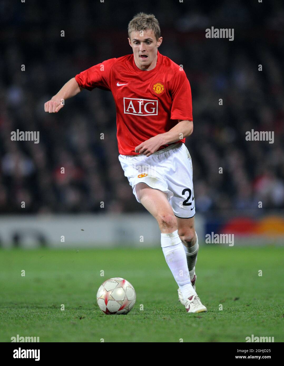 Darren Fletcher of Manchester United during the UEFA Champions League ...