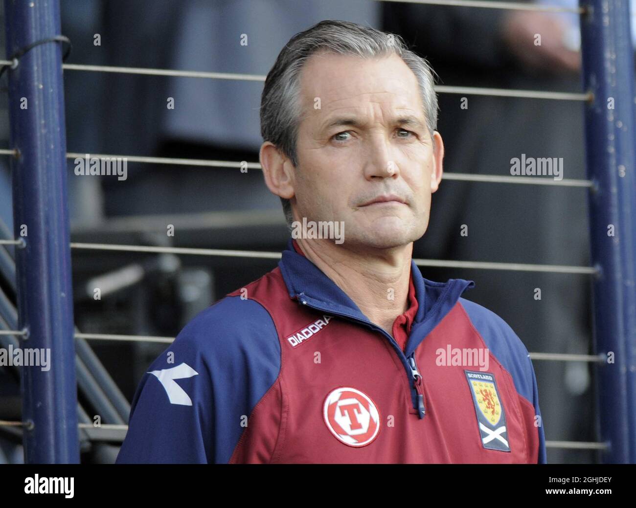 Scotlands manager george burley international match hampden park hi-res ...