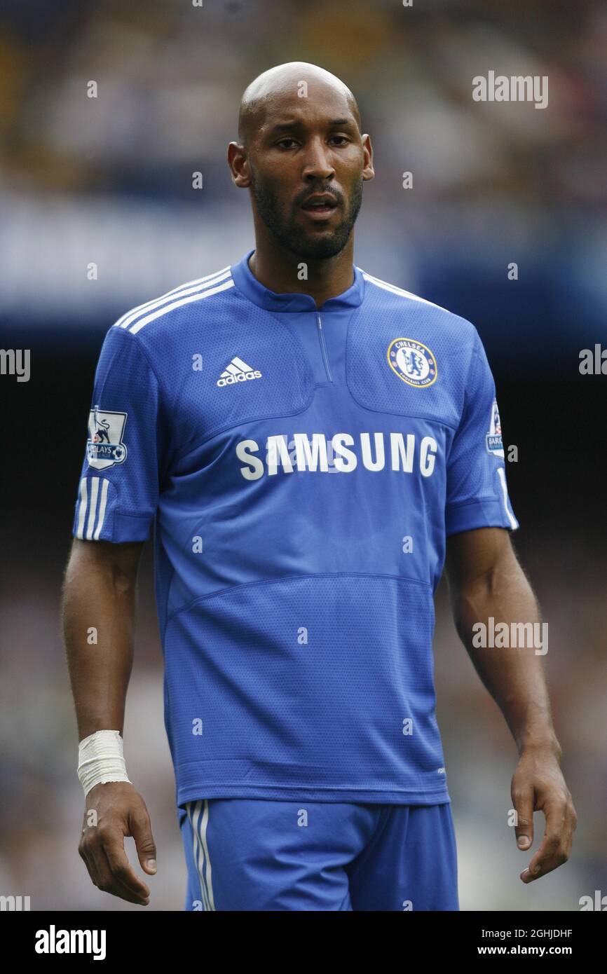 Chelsea's Nicolas Anelka in action during the Barclays Premier League match between Chelsea v ...