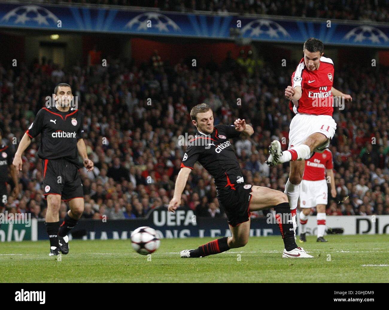 Football Action Shot Champions League High Resolution Stock Photography ...