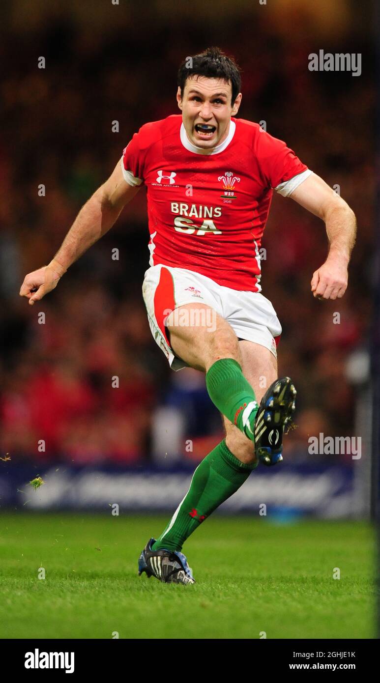 Stephen Jones of Wales during the Invesco Perpetual Series between ...