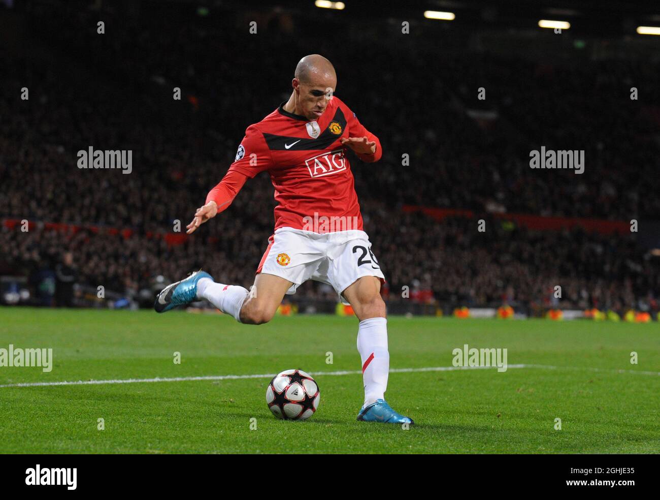 Gabriel Obertan of Manchester United during UEFA Champions League Group ...