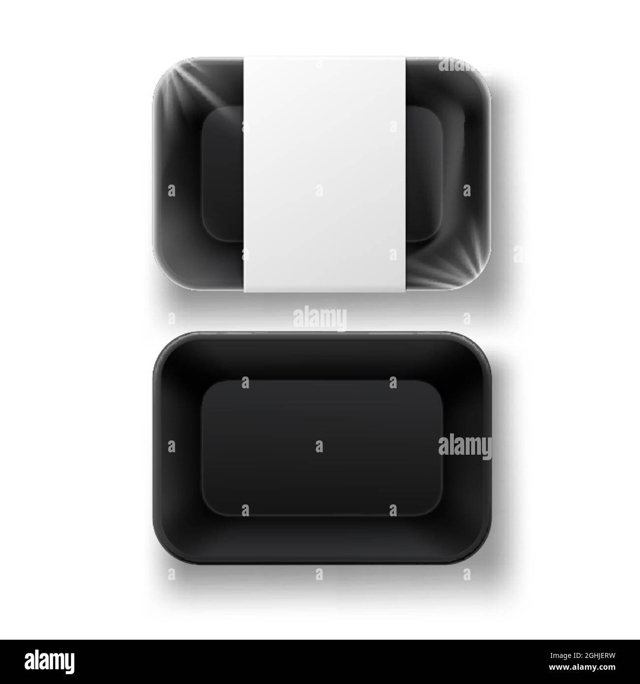 Top view on plastic Stock Vector Images - Alamy