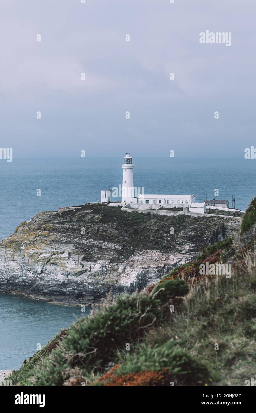 South Stack Lighthouse, Wales, Anglesey, UK Stock Photo - Alamy