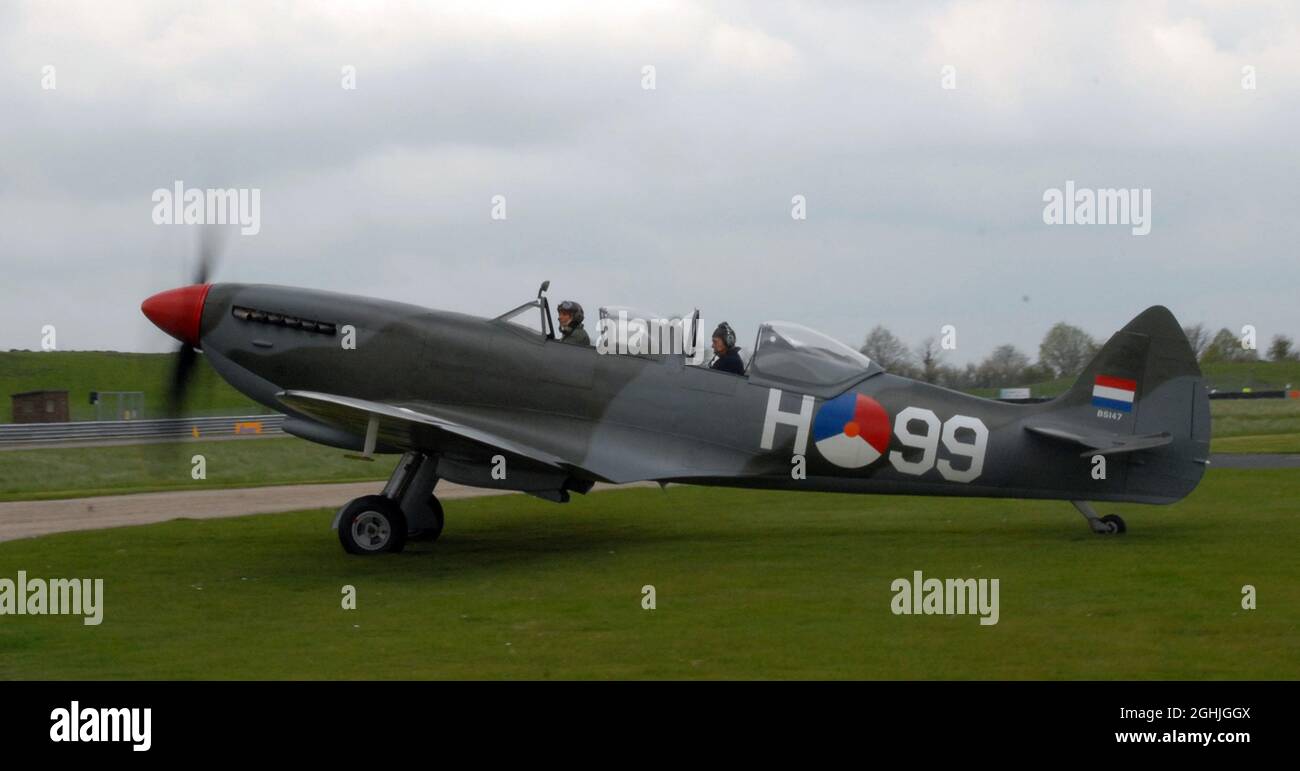 THE MK IX SPITFIRE WHICH IS EXPECTED TO RAISE MILLIONS OF POUNDS WHEN ...