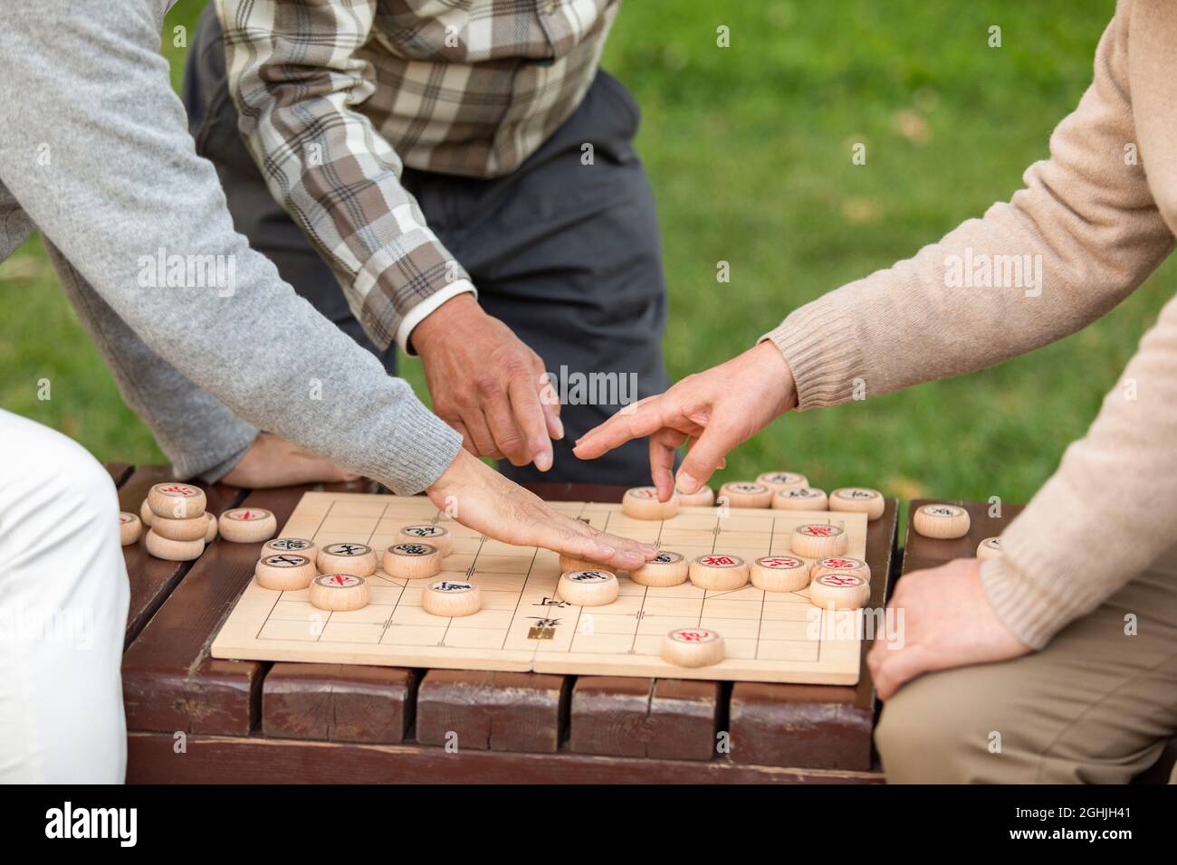 Adults playing chinese chess traditional hi-res stock photography and ...