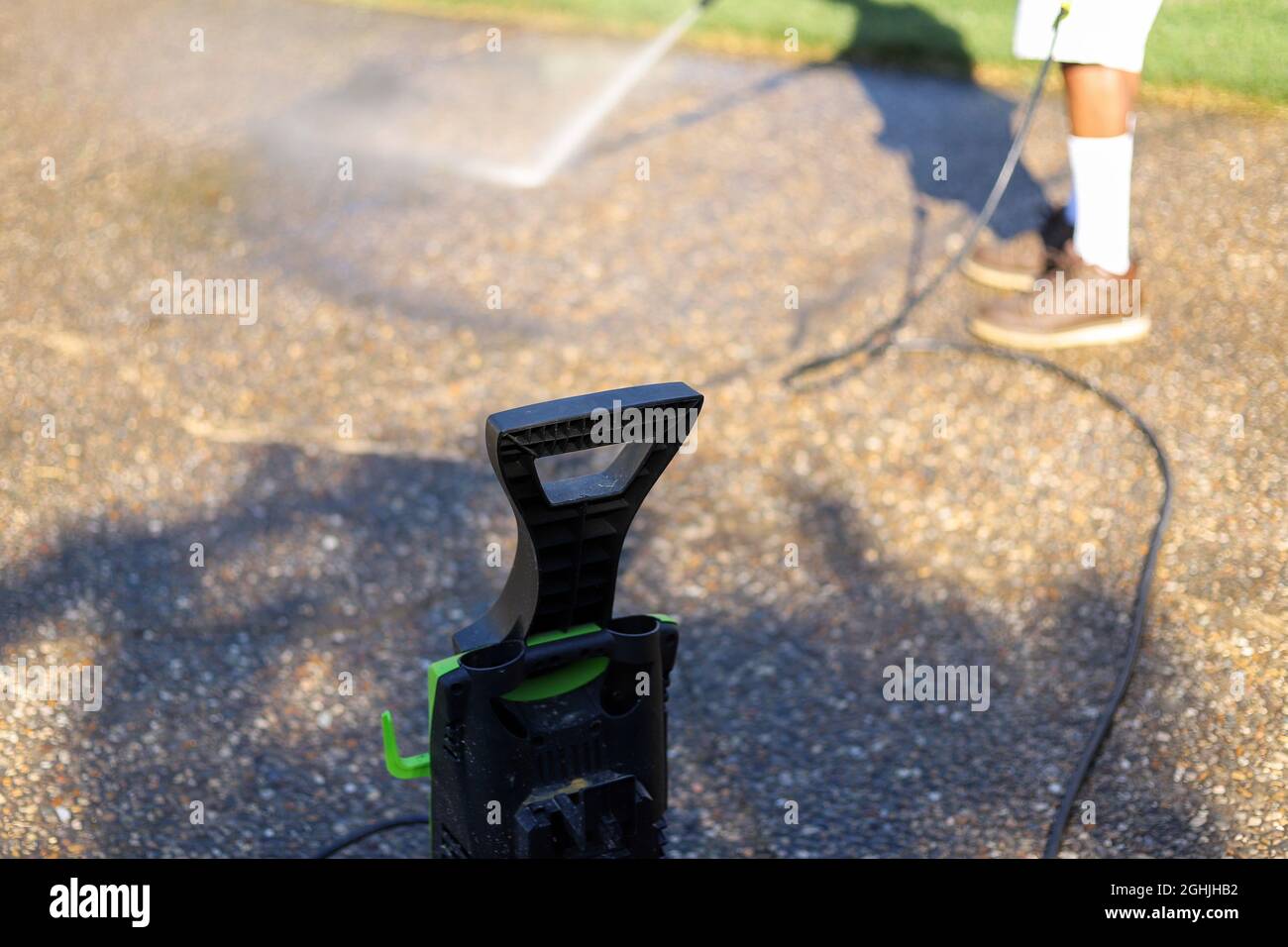 Pressure Washer Driveway High Resolution Stock Photography and Images ...