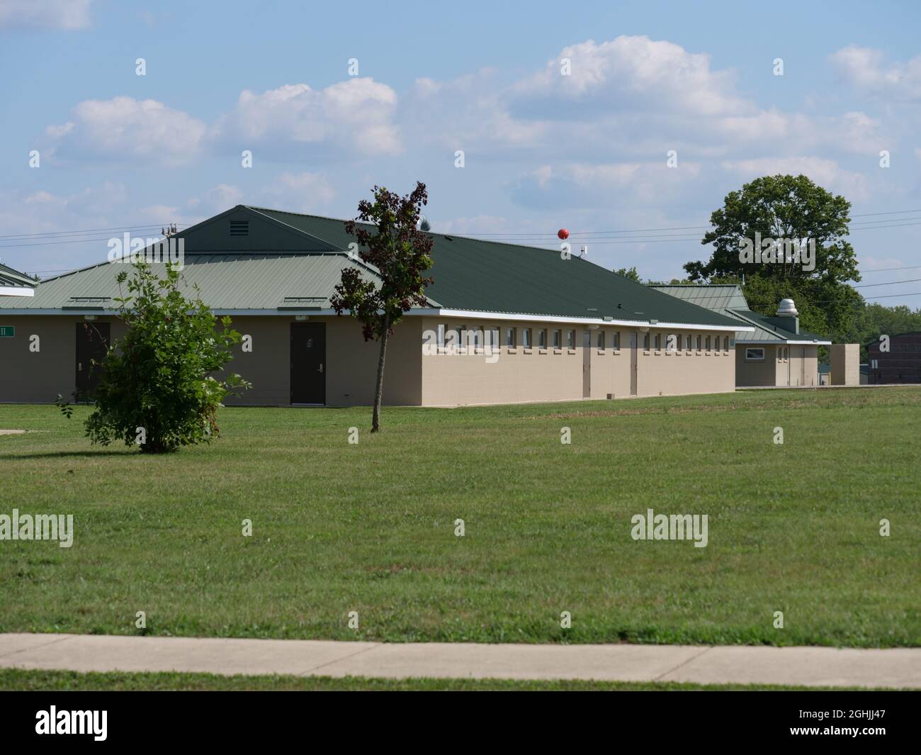 Camp Atterbury facility in Indiana, Thursday, Sept. 2, 2021. Living ...